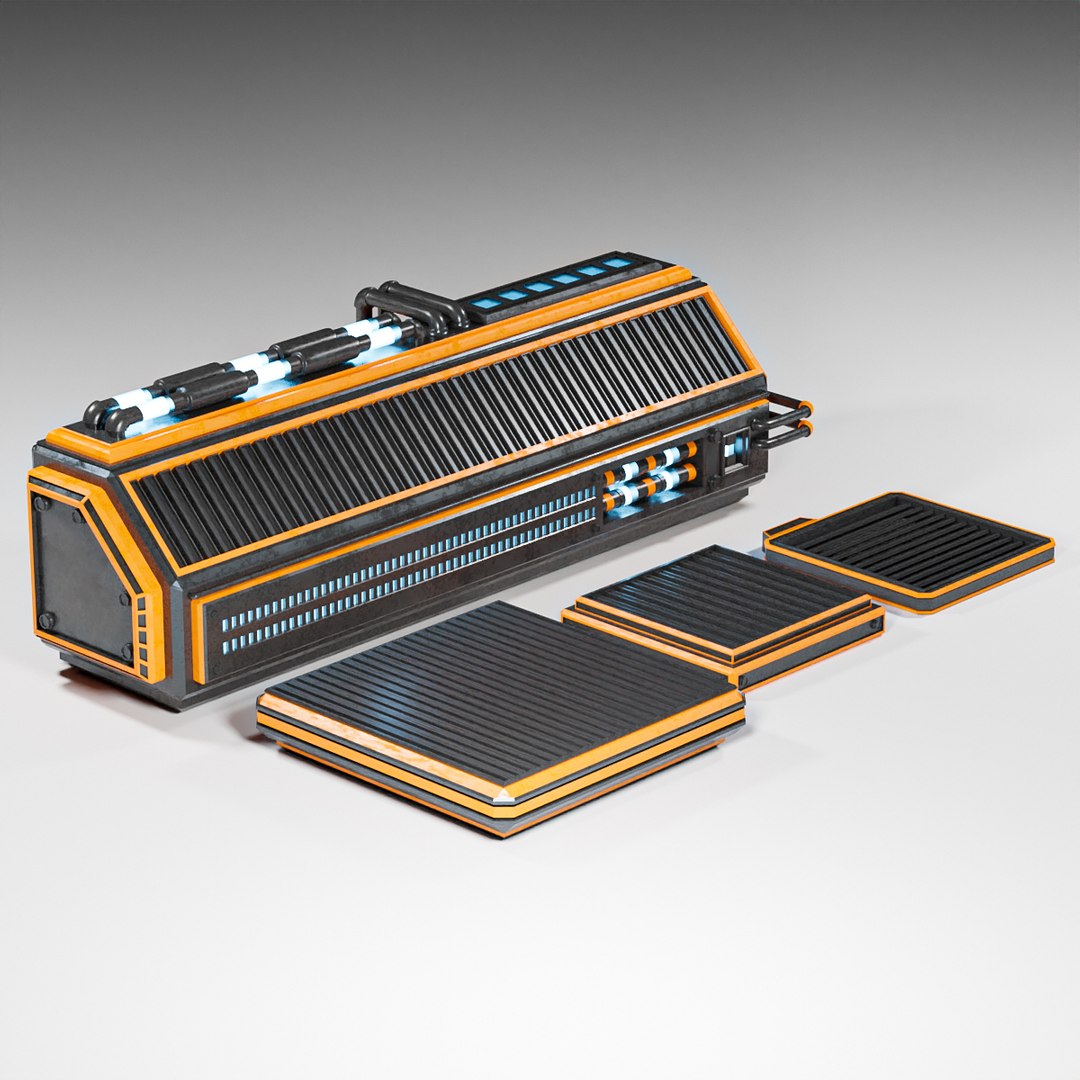 3D Sci-Fi Air Vent Collection - TurboSquid 1973523