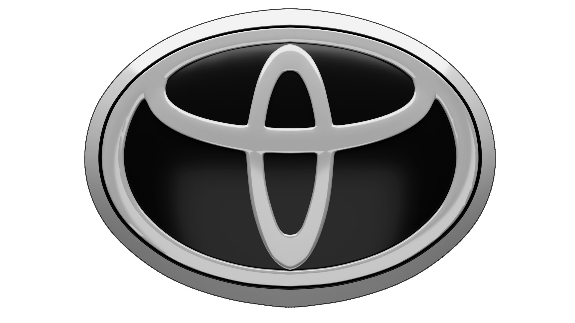 3D Toyota Emblem Model - TurboSquid 2270830