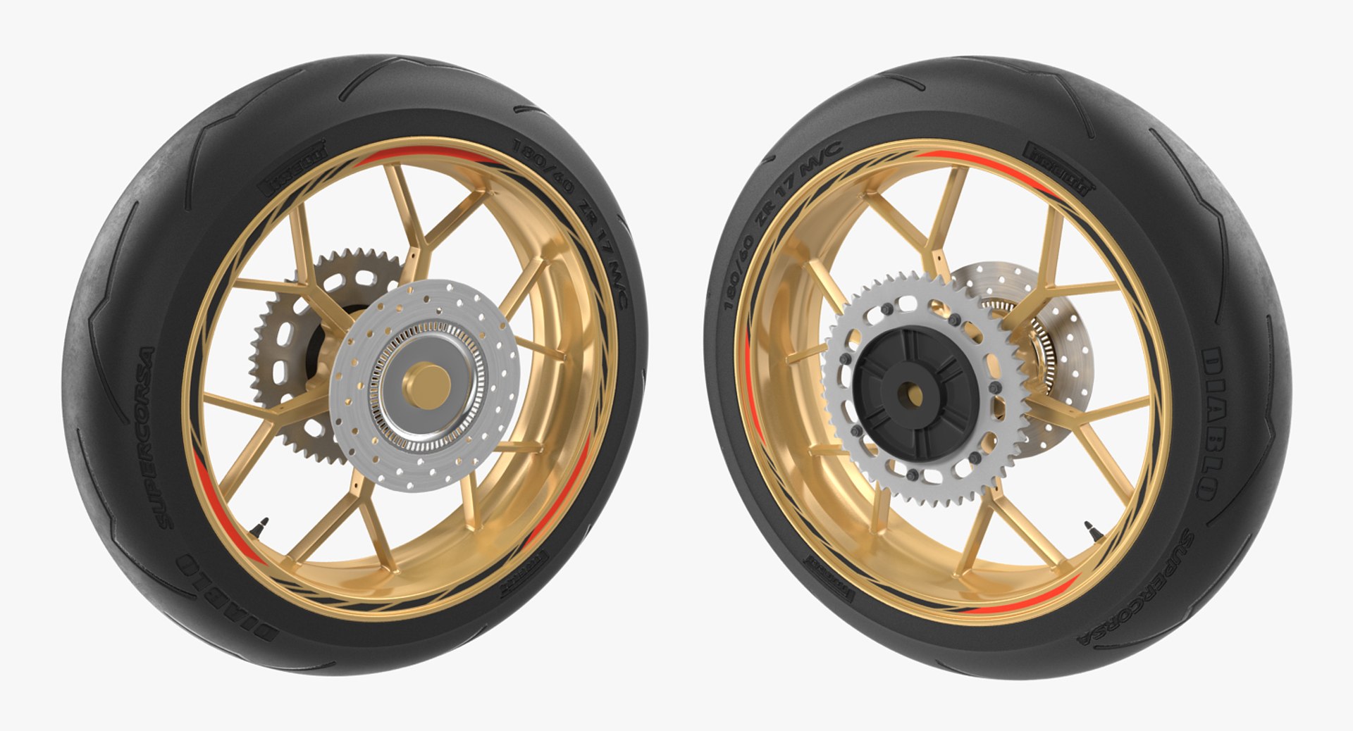 3D Model Sport Motorcycle Wheels - TurboSquid 1149750