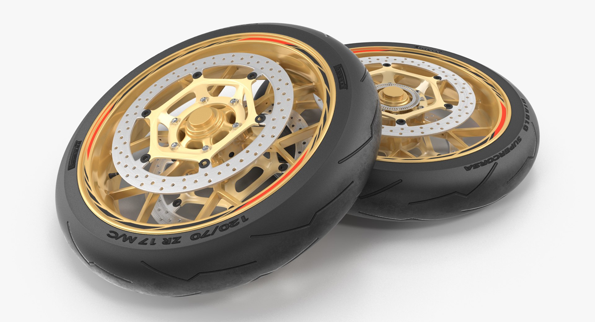 3D Model Sport Motorcycle Wheels - TurboSquid 1149750