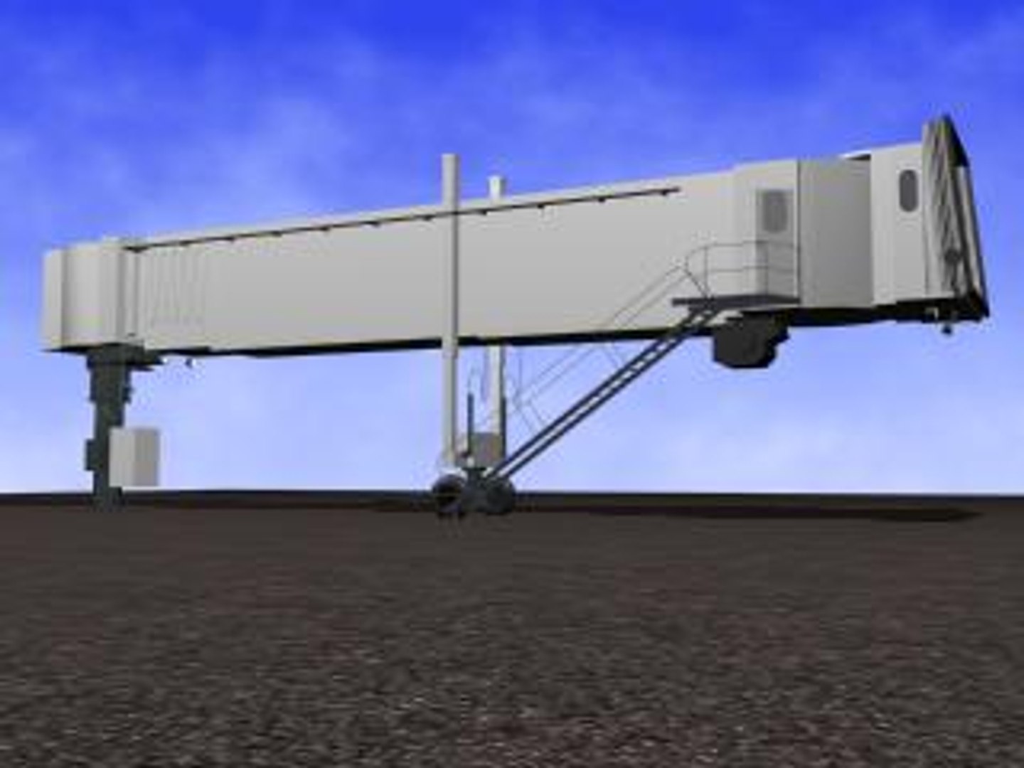 Airport Jetway 3d Model