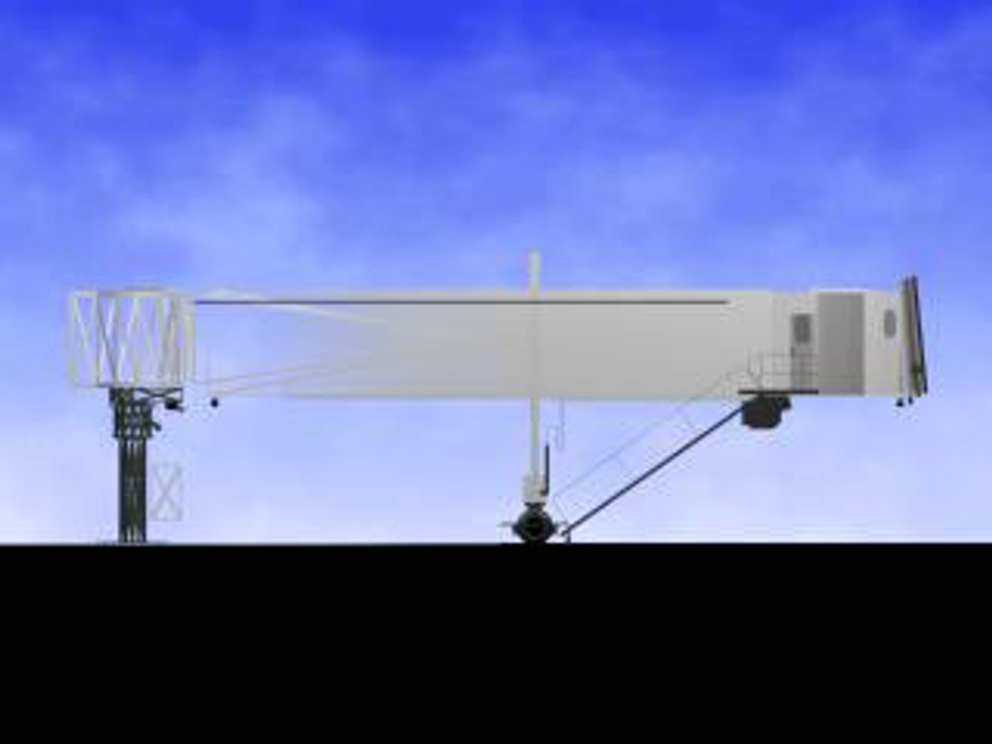 Airport Jetway 3d Model