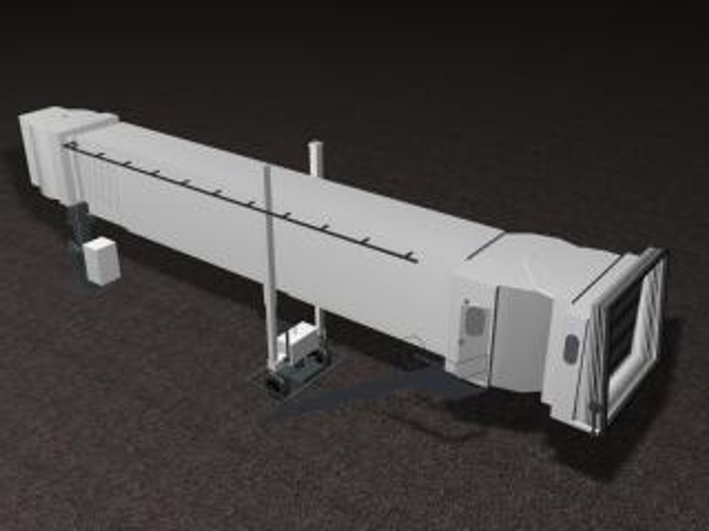 Airport Jetway 3d Model