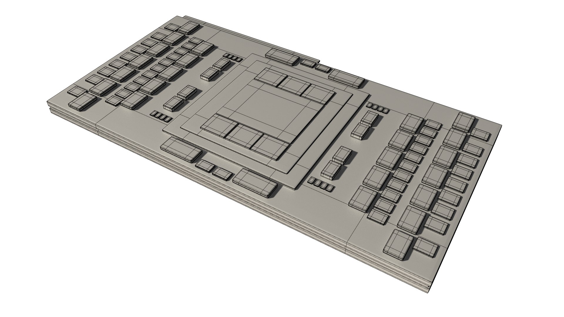 AI Future CPU GPU Card 3D Model - TurboSquid 2281297