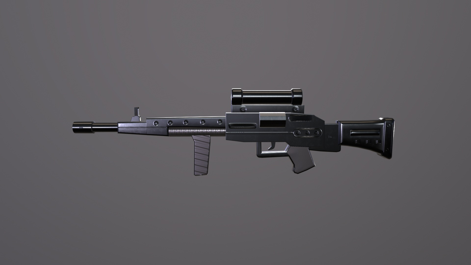Stylized Saigo Gun Model - TurboSquid 2028422