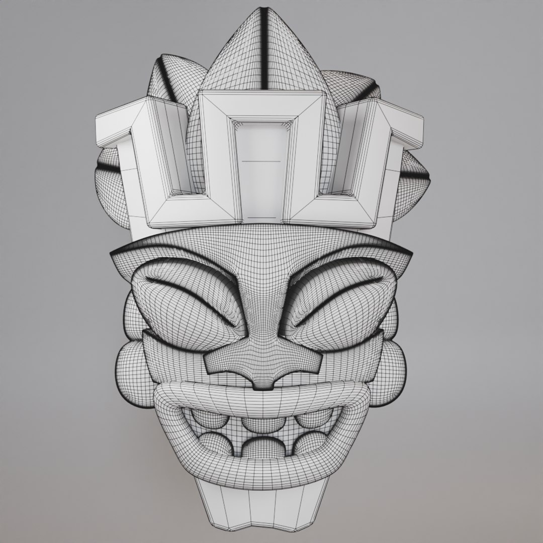 3D Mayaian Mask - TurboSquid 2035755