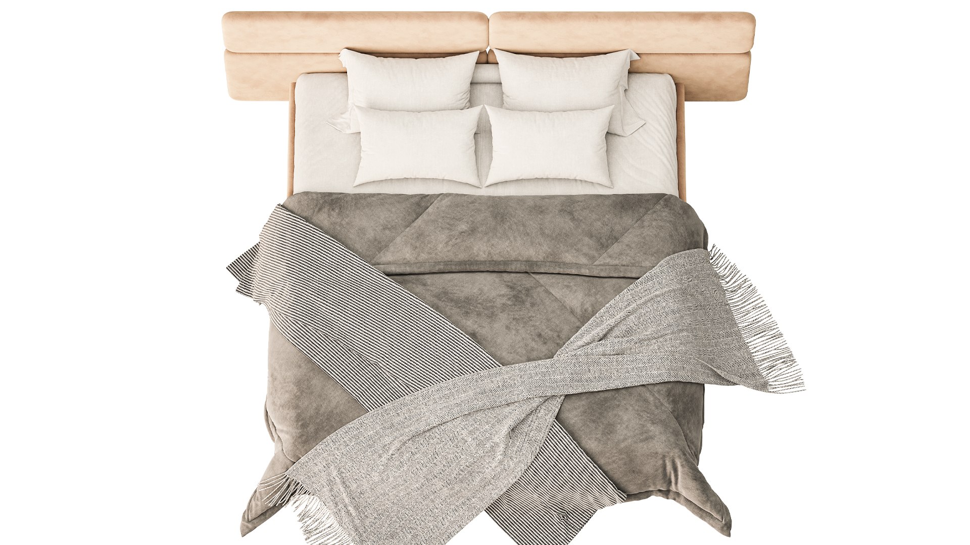 Santorini Bed Model - TurboSquid 2372067