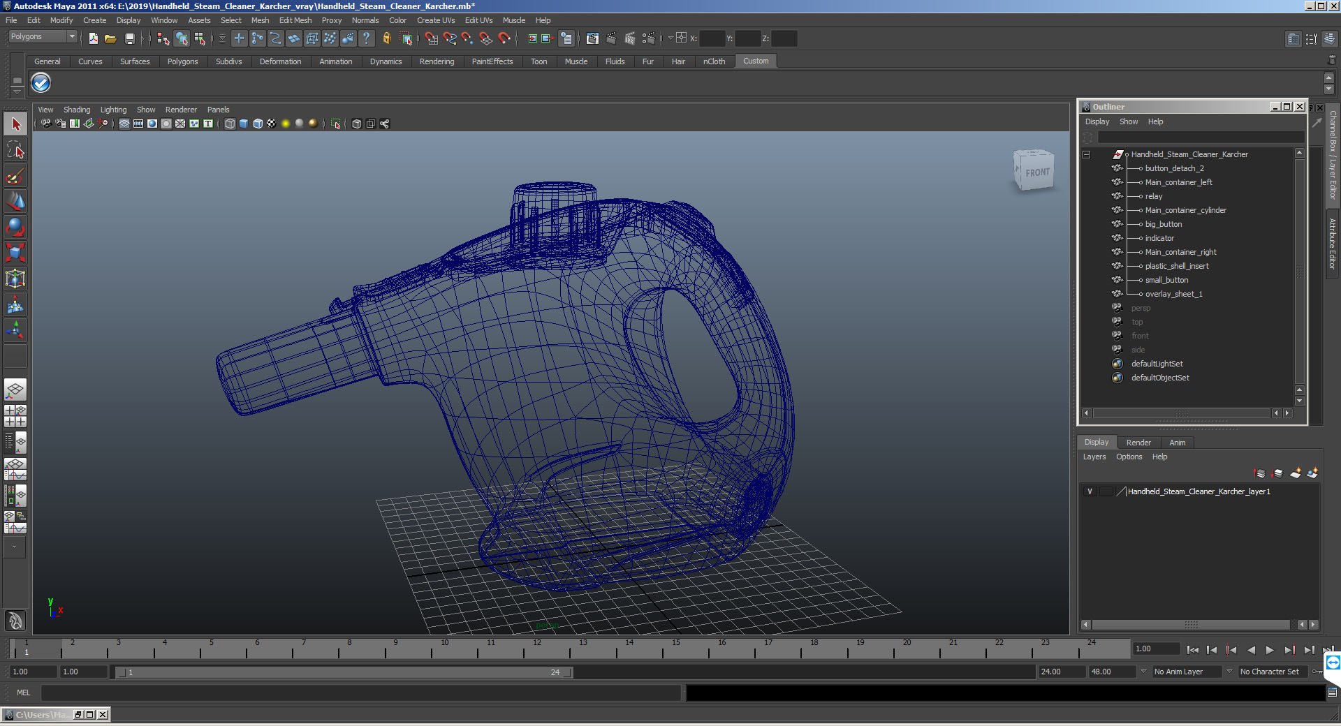 3D Multi Function Handheld Steam Model - TurboSquid 1428158