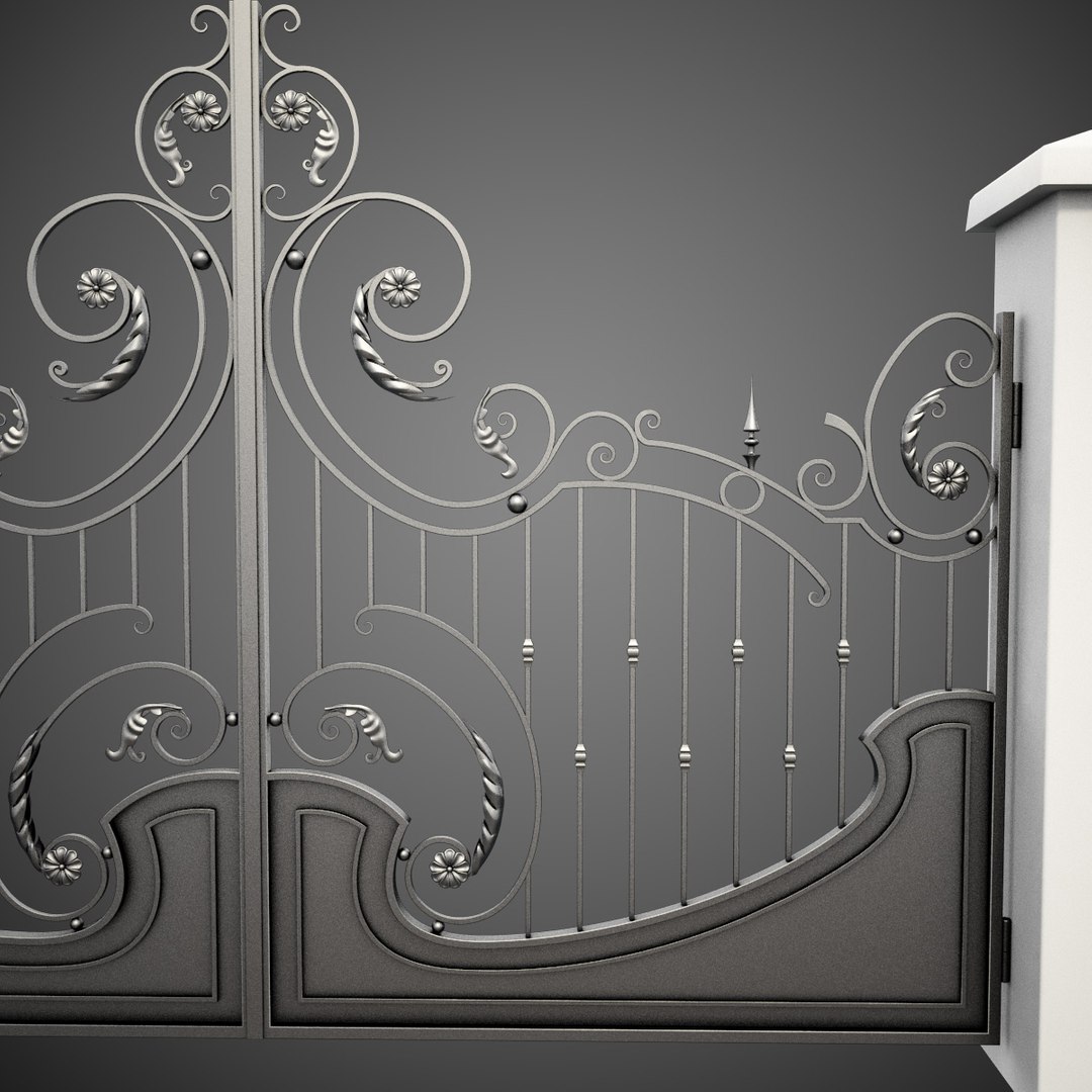wrought iron gate max