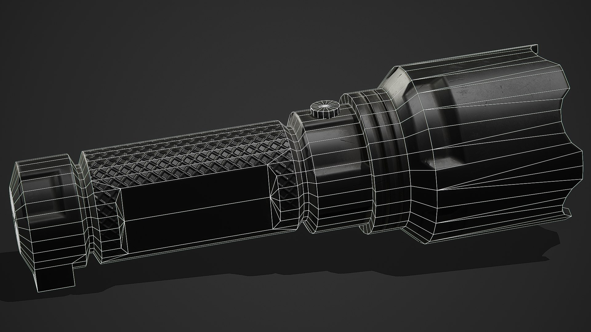 3D Realistic Flashlight - PBR Low Poly - TurboSquid 2033466