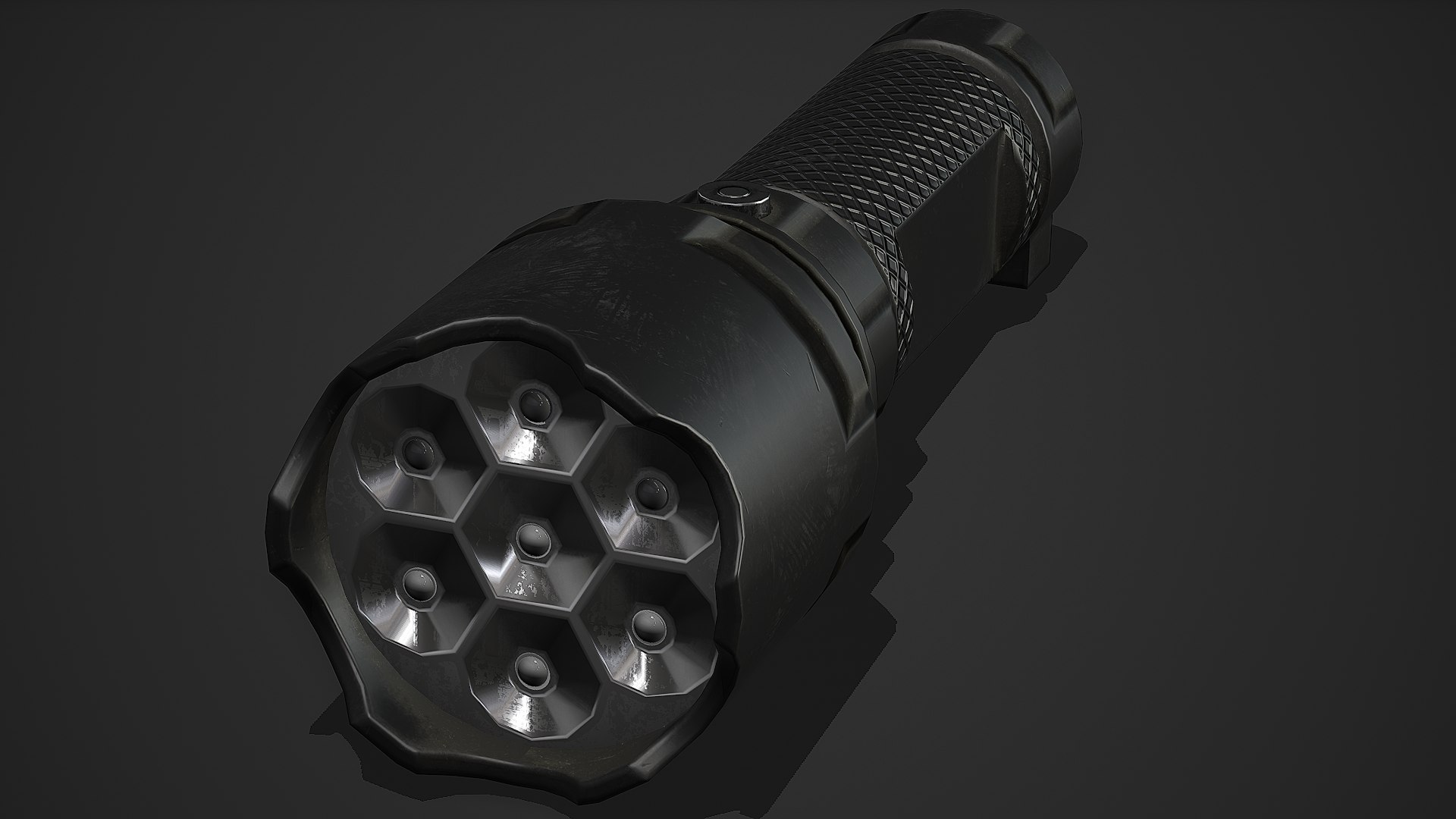 3D Realistic Flashlight - PBR Low Poly - TurboSquid 2033466