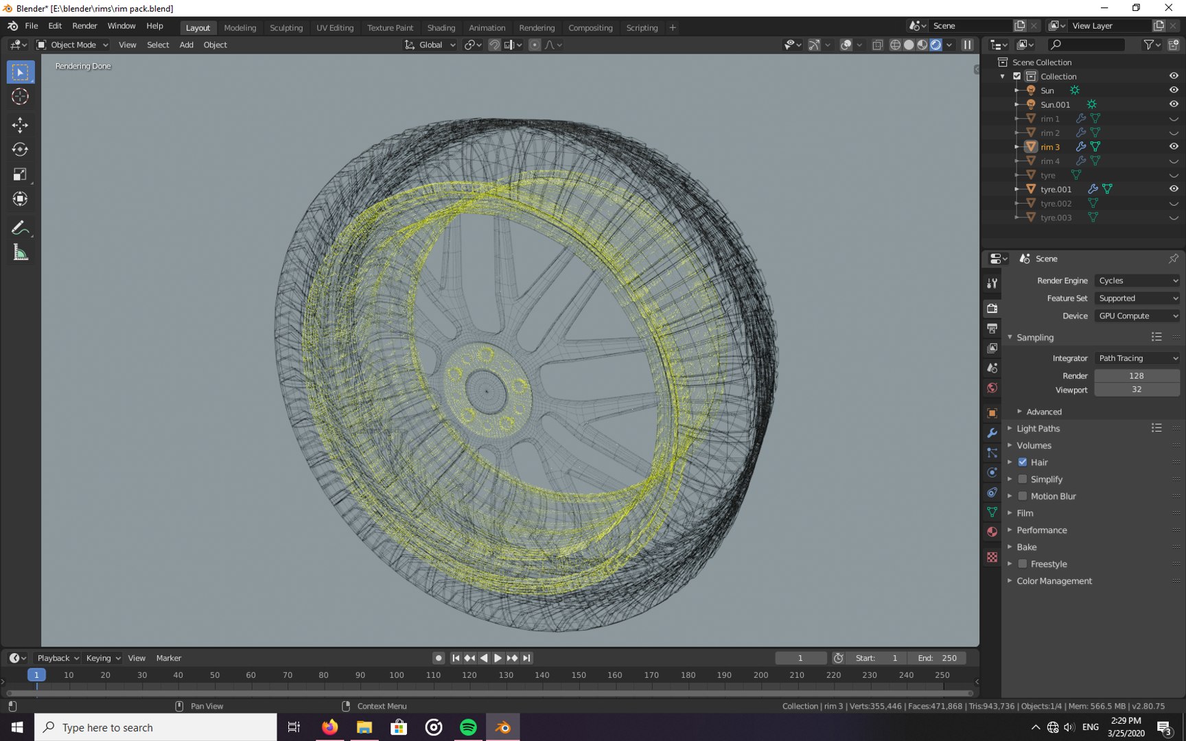 3D Model Rim Pack - TurboSquid 1569098