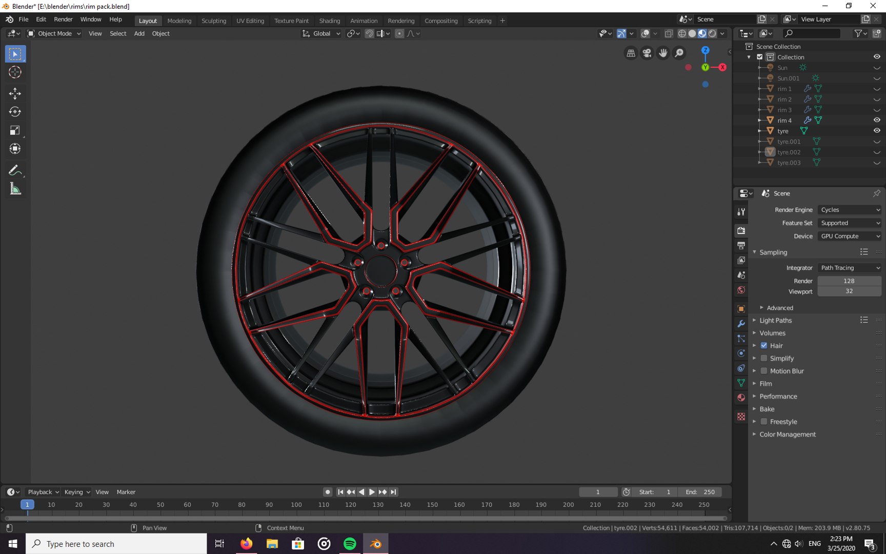 3D Model Rim Pack - TurboSquid 1569098