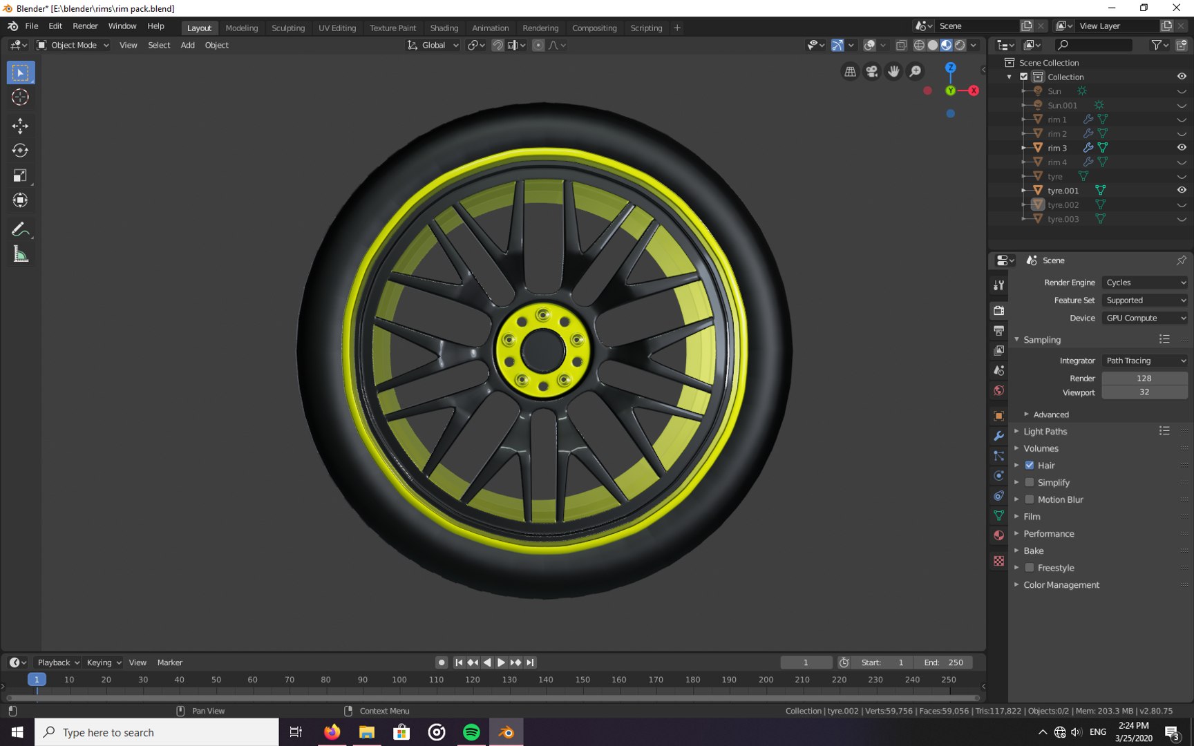 3D Model Rim Pack - TurboSquid 1569098