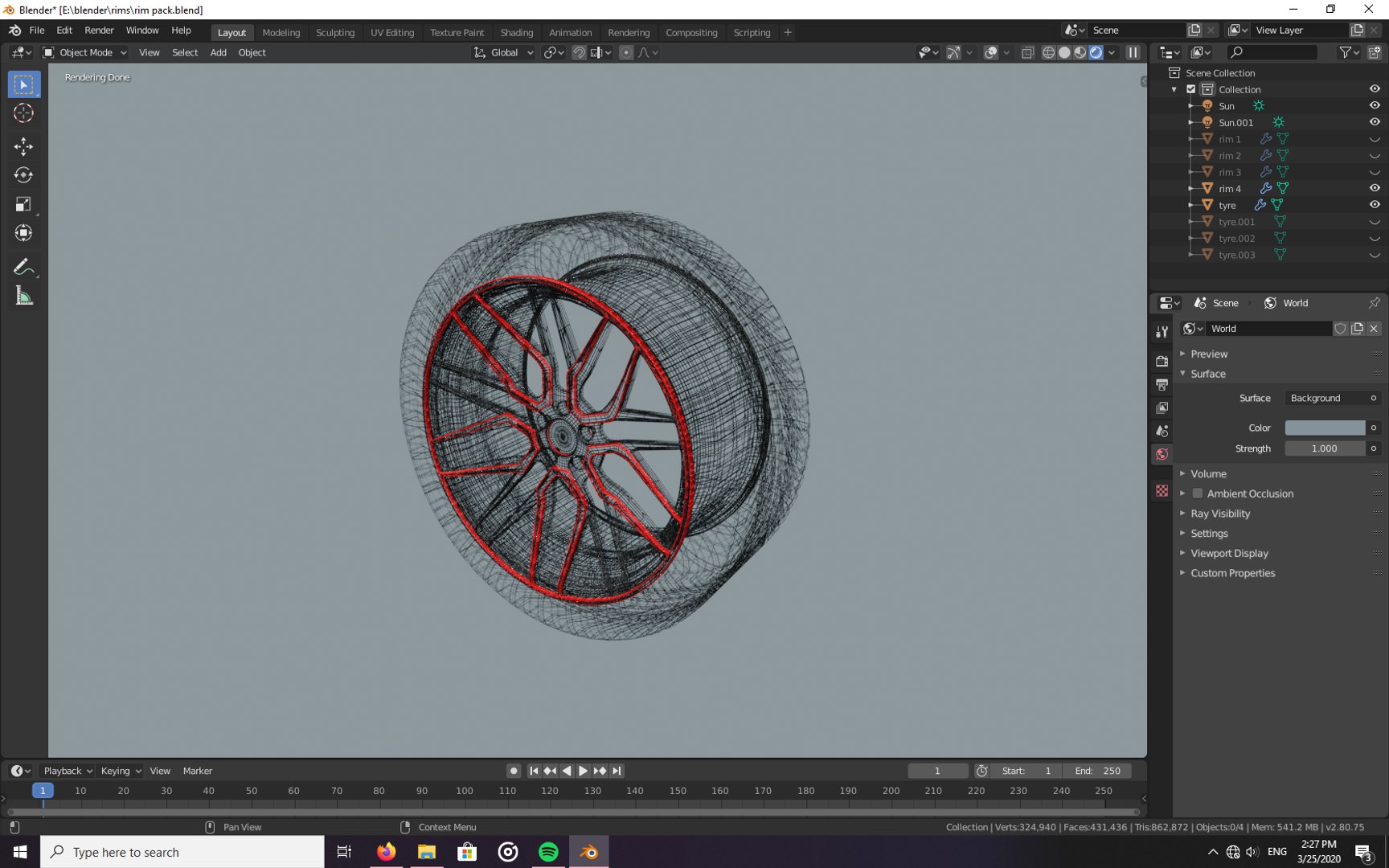 3D Model Rim Pack - TurboSquid 1569098