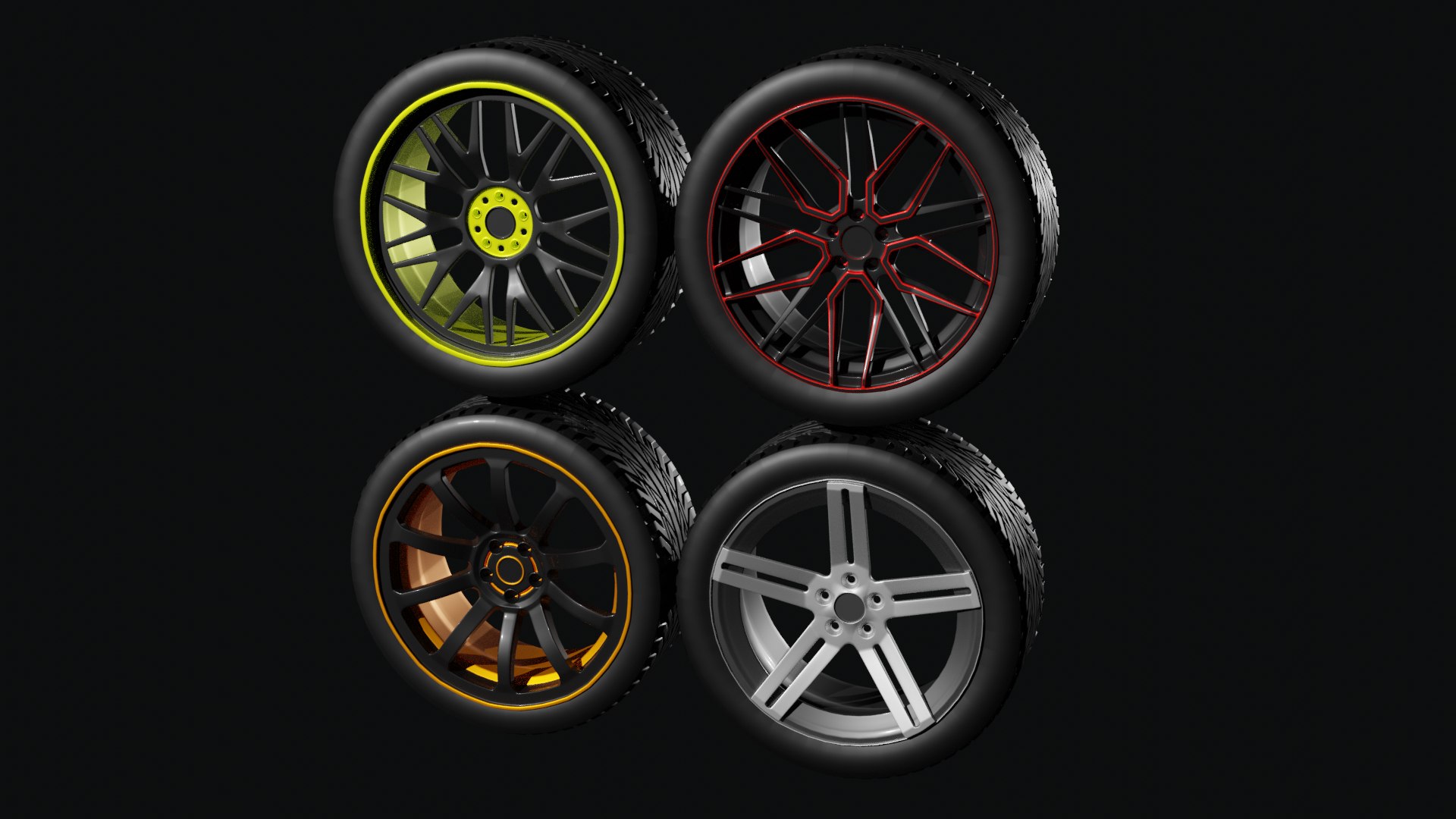 3D Model Rim Pack - TurboSquid 1569098
