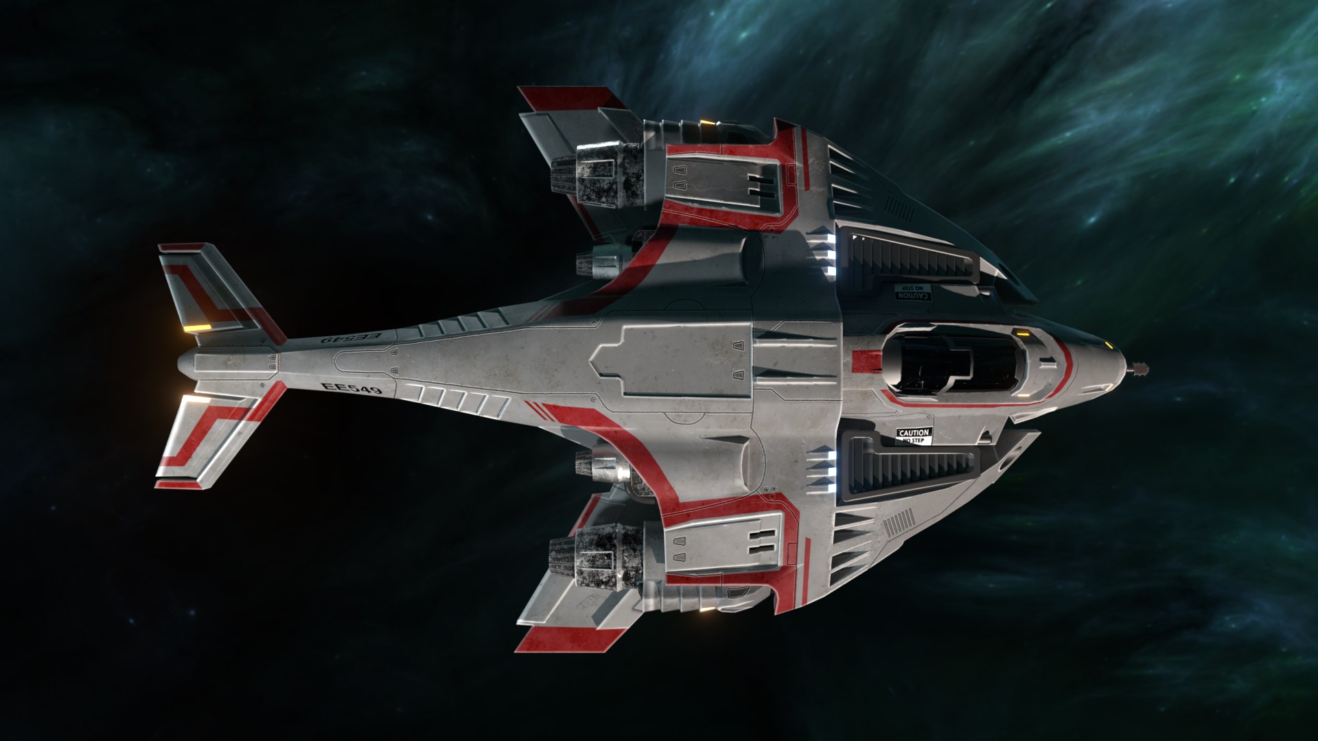 3D Space Fighter Model - TurboSquid 1740435