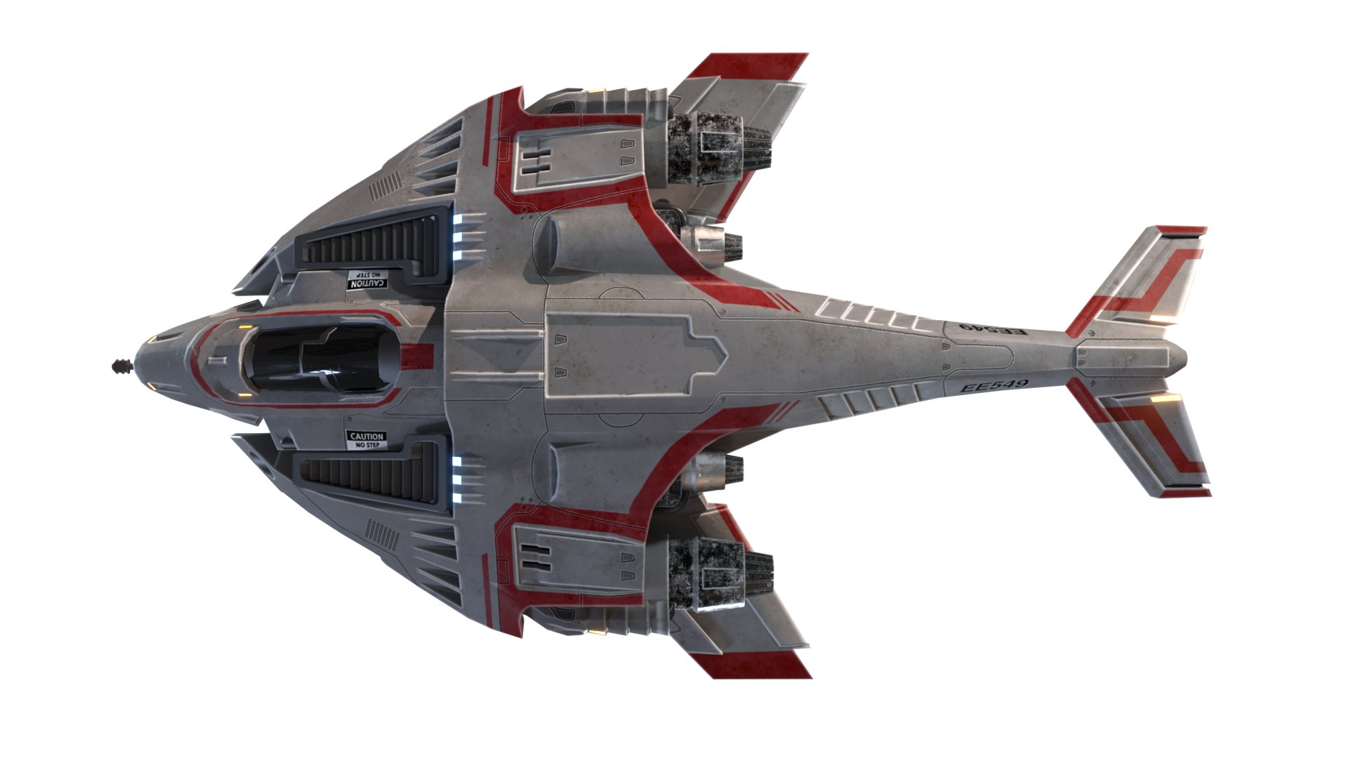 3D Space Fighter Model - TurboSquid 1740435