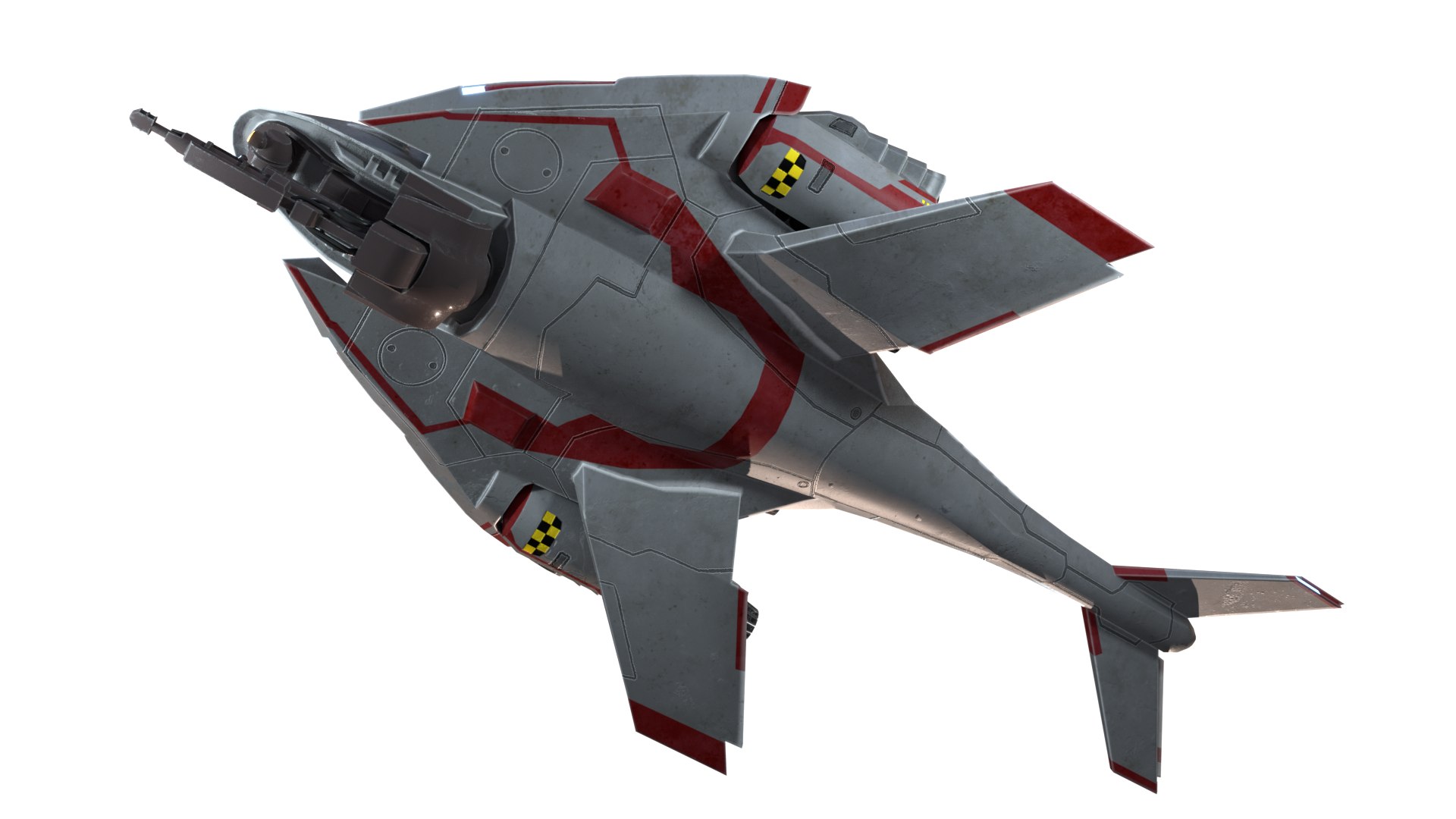 3D Space Fighter Model - TurboSquid 1740435