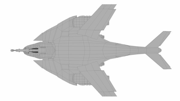 3D space fighter model - TurboSquid 1740435