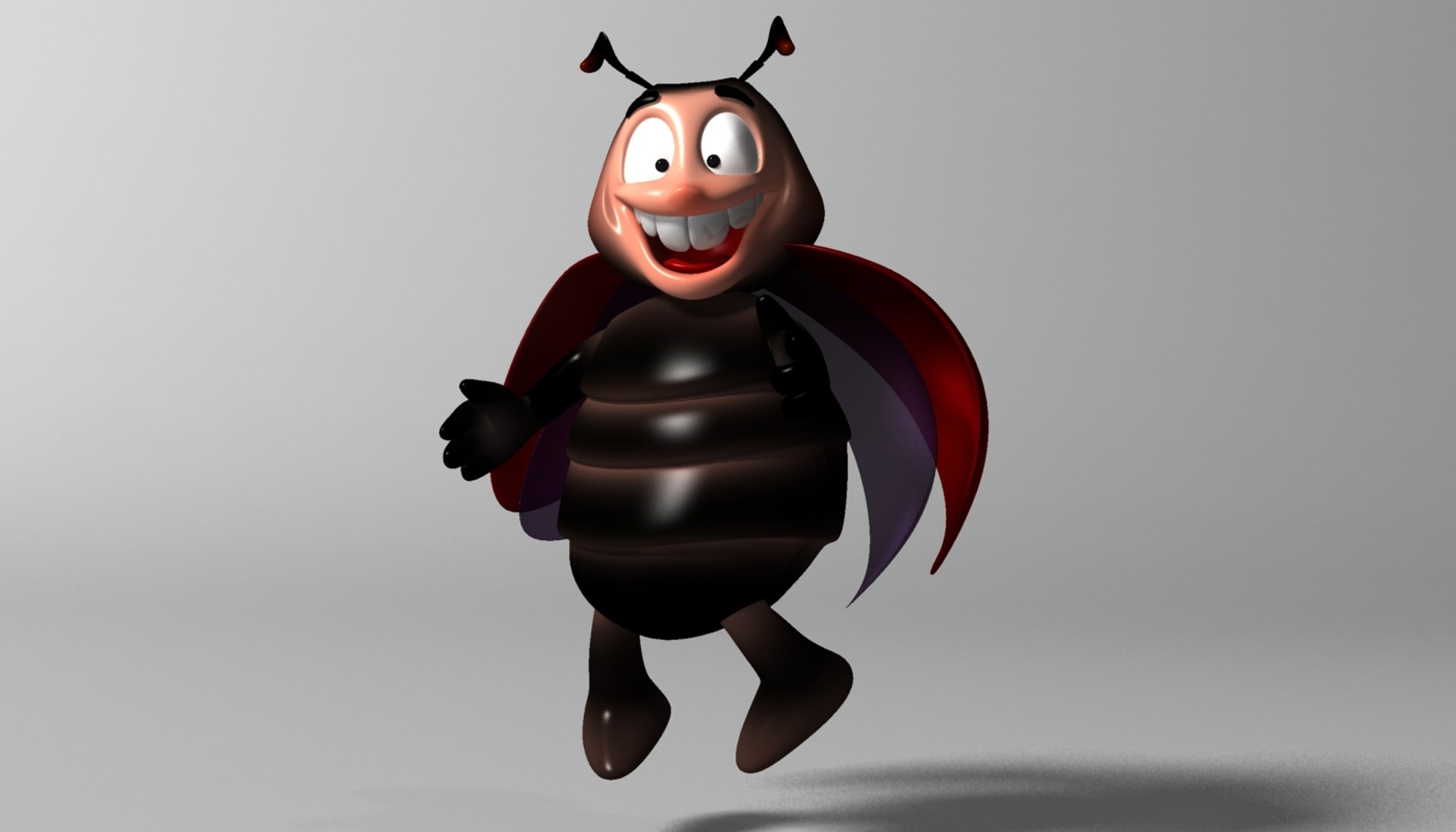 3D Cartoon Ladybug RIGGED - TurboSquid 1847133