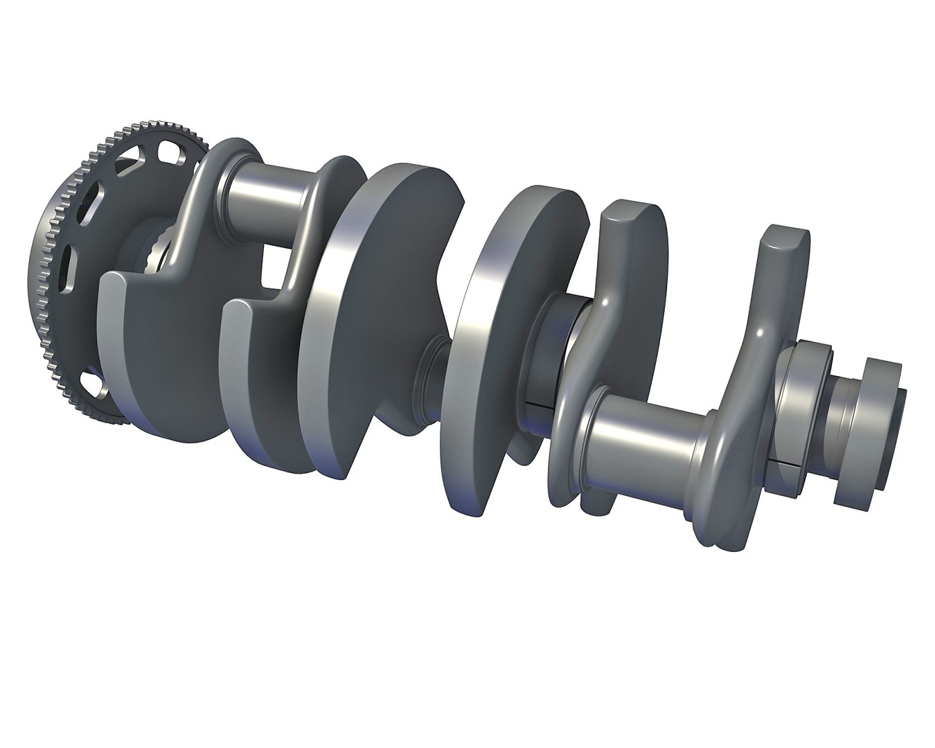 Crankshaft 3D Model - TurboSquid 1346362