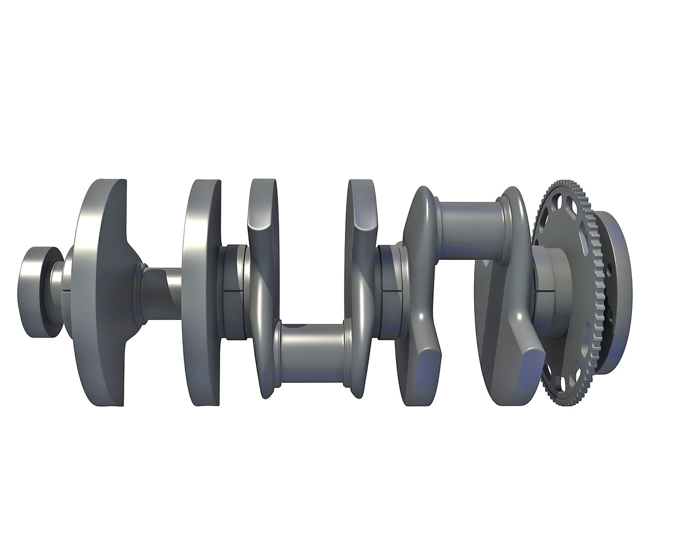 Crankshaft 3D Model - TurboSquid 1346362
