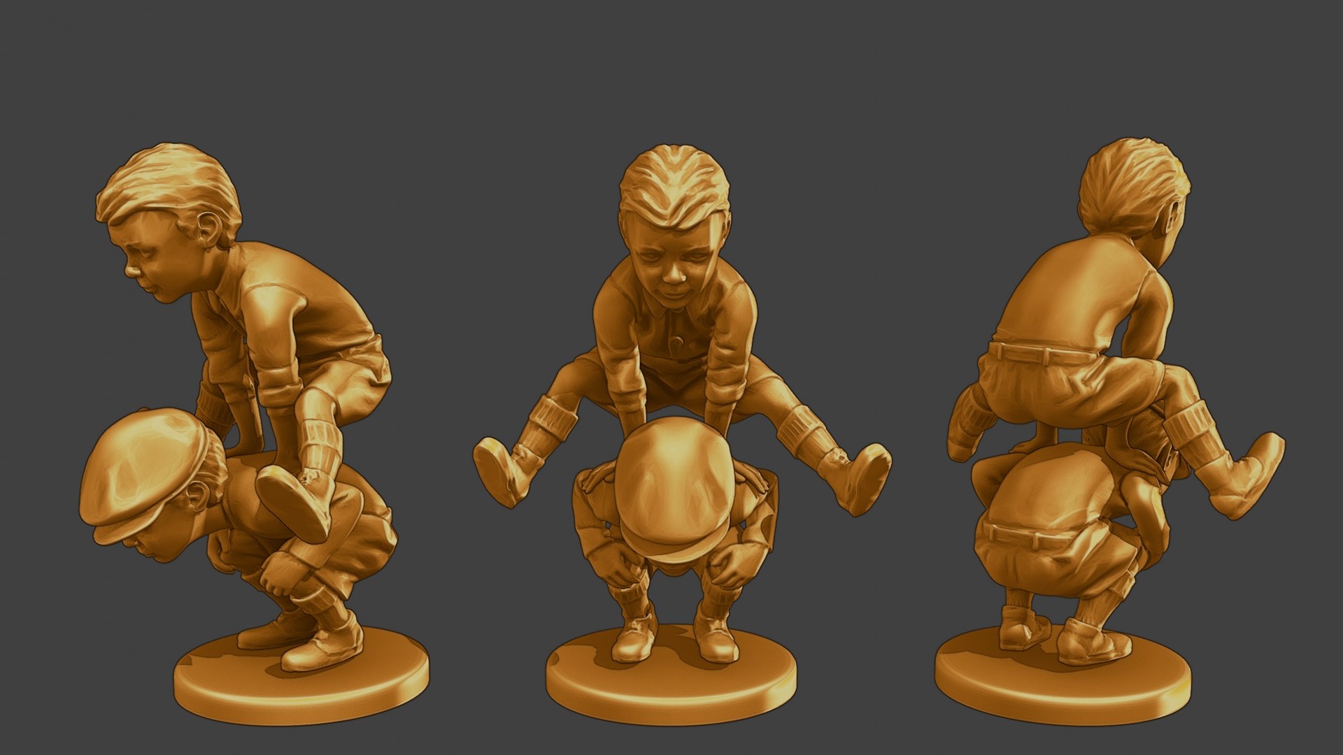 3D ww2 Casual Little Boy CLB1 0056 model - TurboSquid 1934892