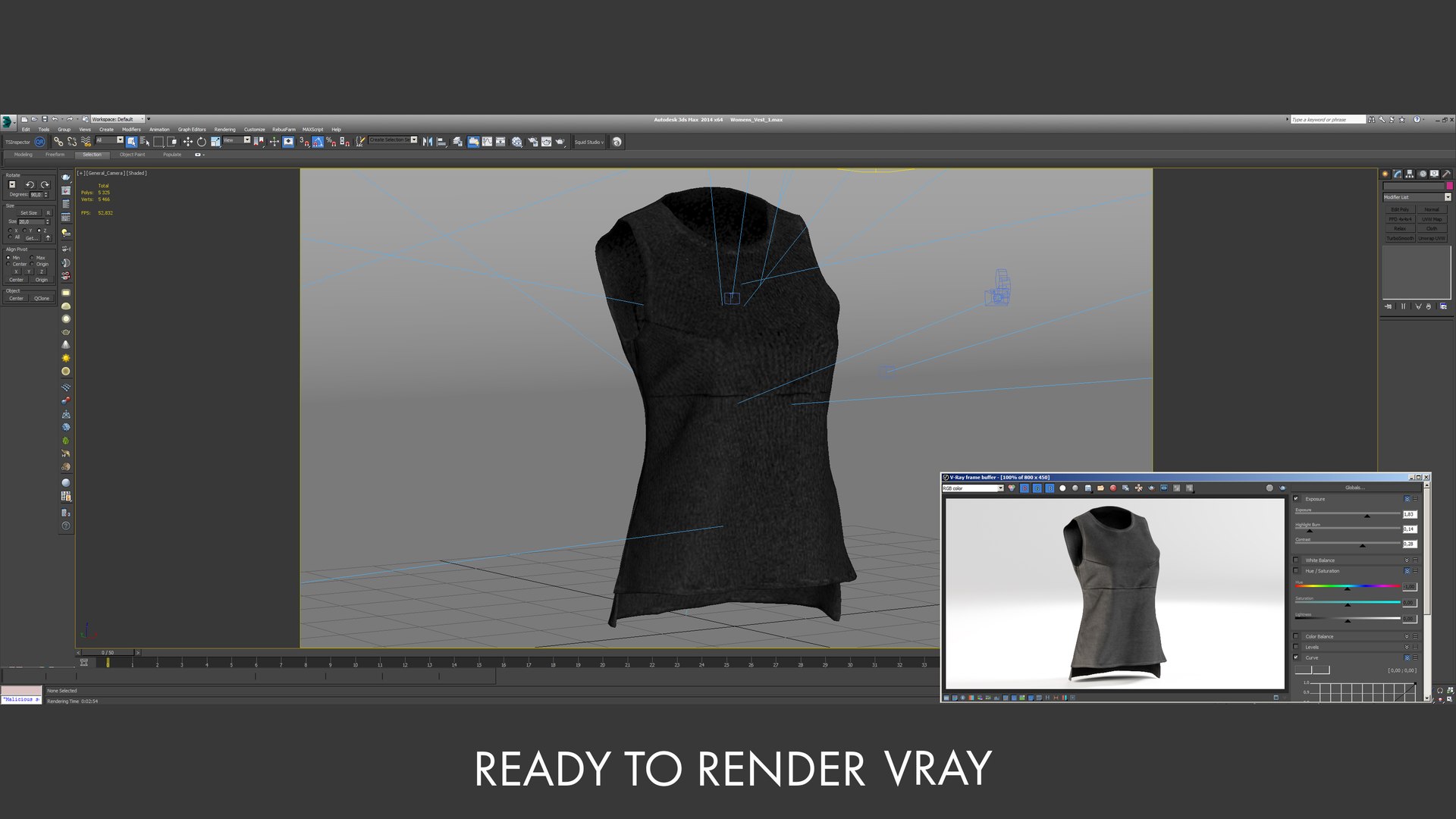 Realistic women s vest 3D - TurboSquid 1514613