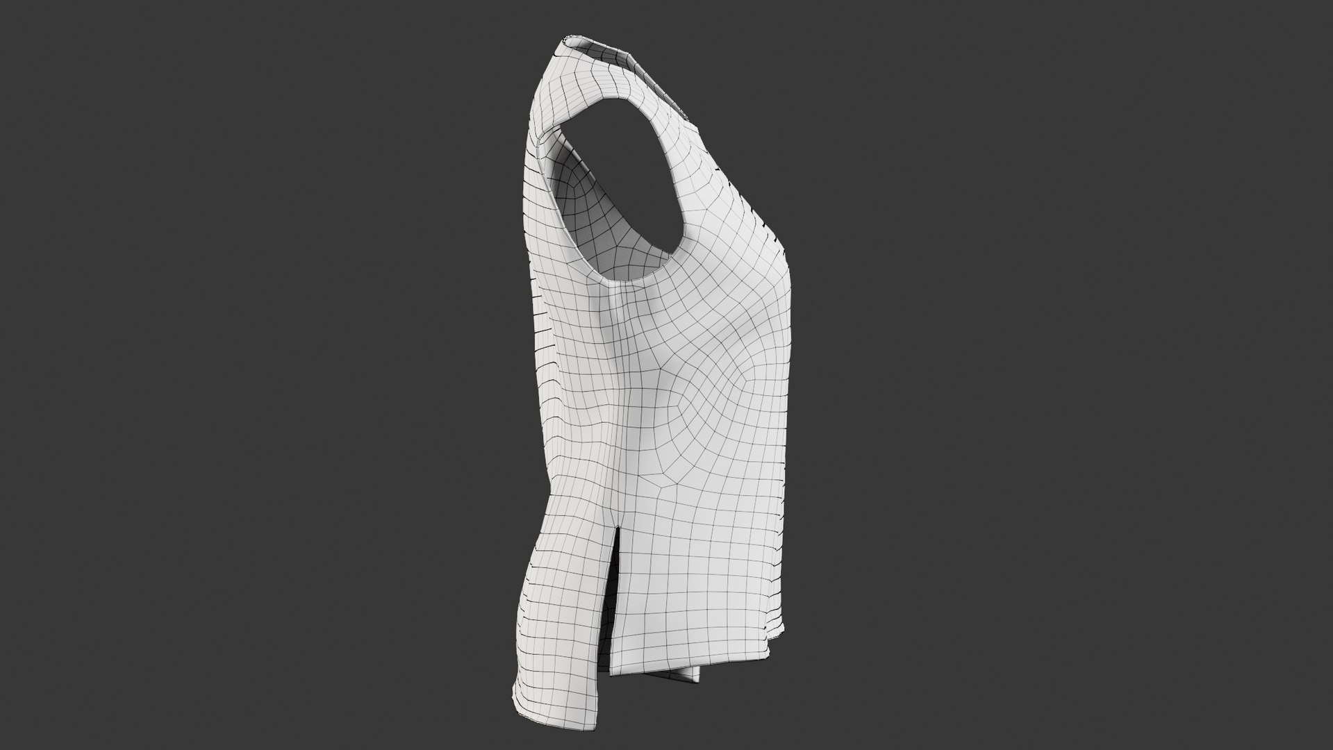 Realistic women s vest 3D - TurboSquid 1514613