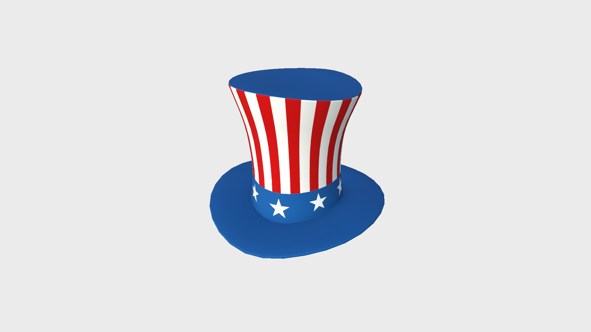 3D Uncle Sam Hat 05 - Character Design Fashion model - TurboSquid 1838471