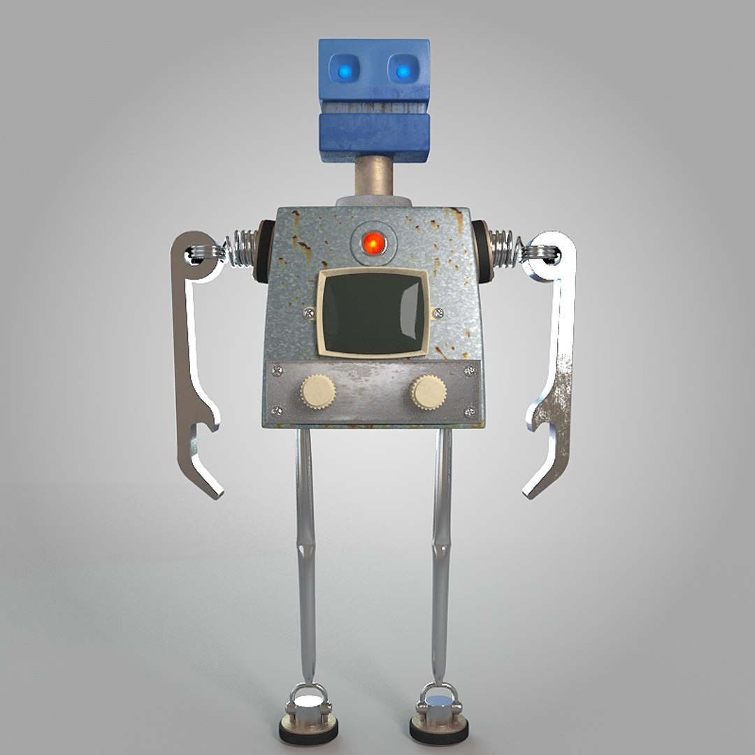 V-ray Rigged Biped 3d Model