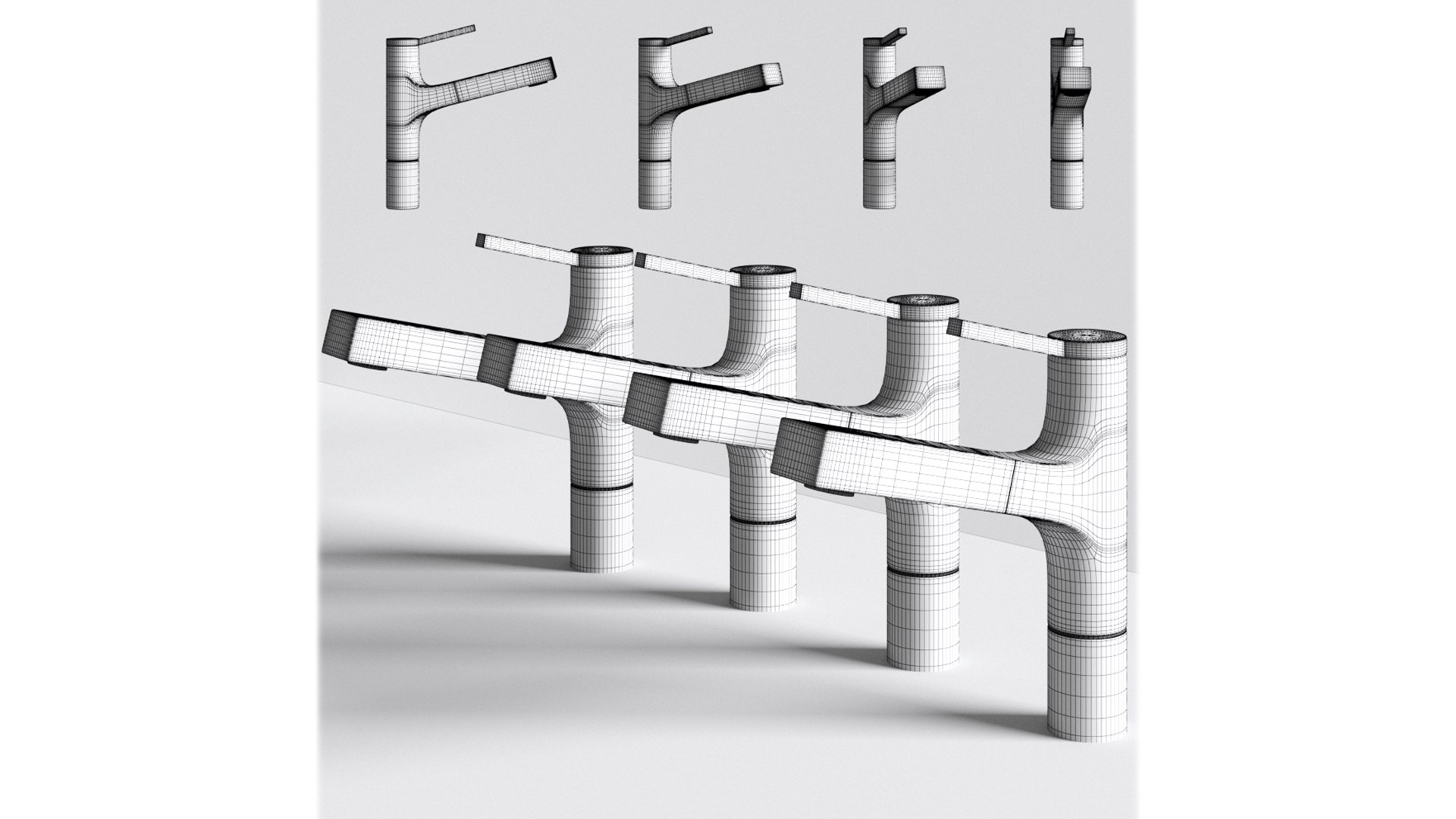 Faucet KWC AVA Lever Mixer Pull-out Aerator KWC 3D Model - TurboSquid ...