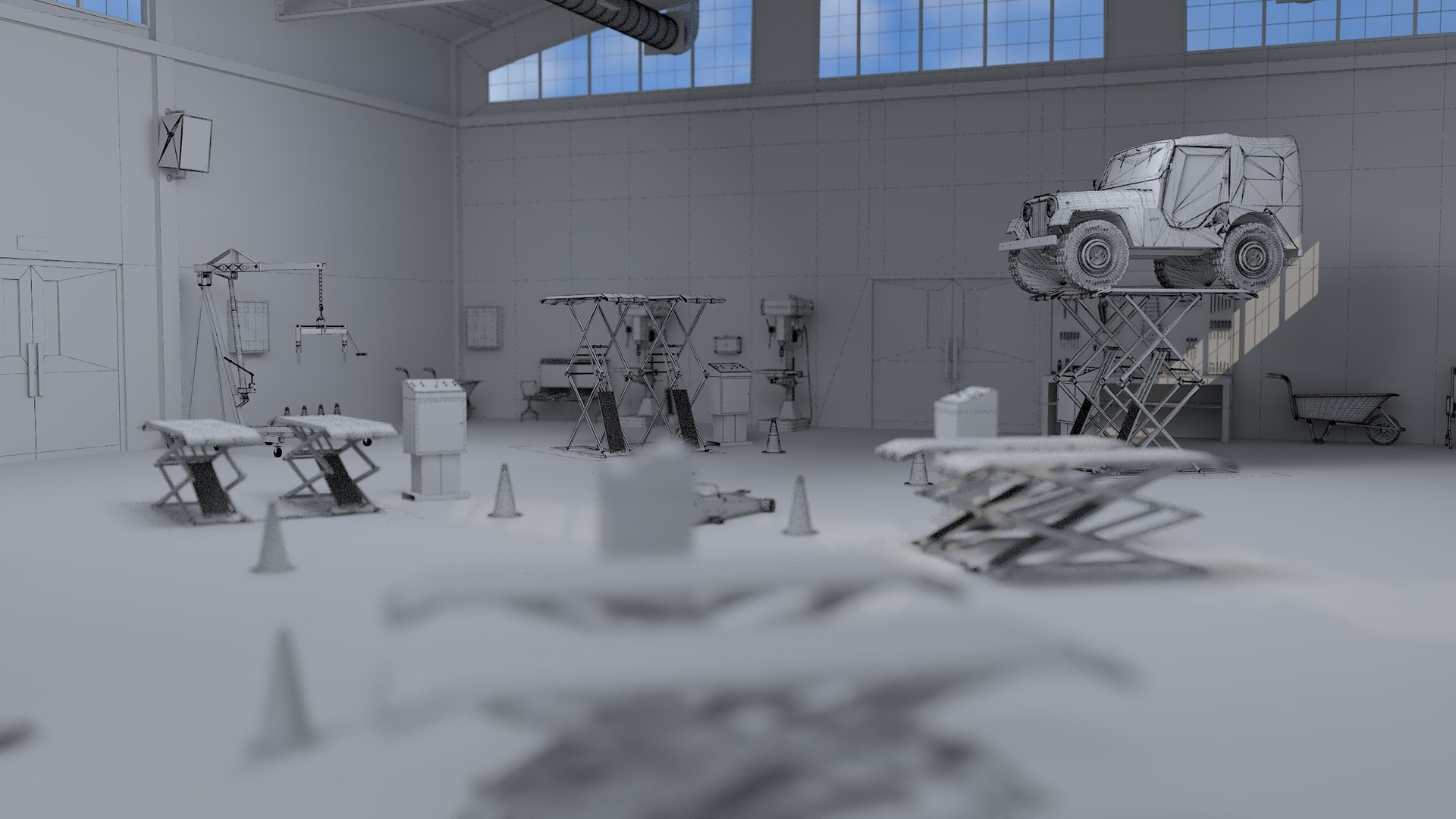 Car Service Model - TurboSquid 2226987