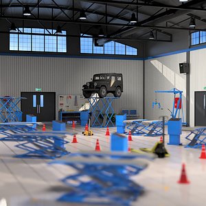 Mechanic Shop 3D Models for Download | TurboSquid
