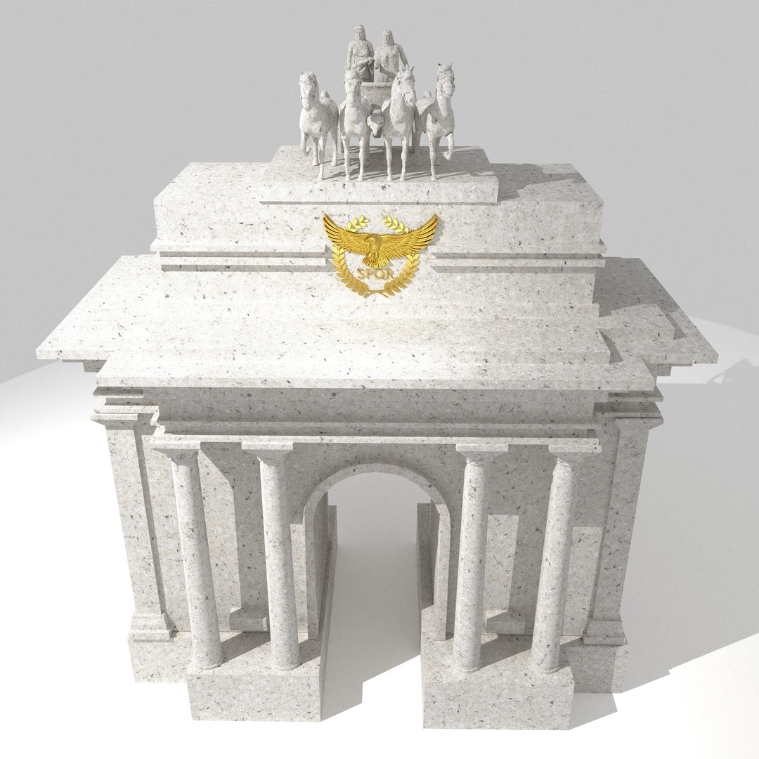 Roman Monument Model - TurboSquid 2030520