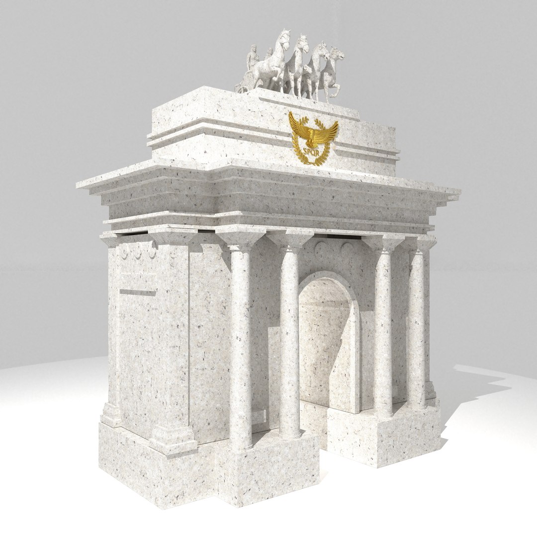 Roman Monument Model - TurboSquid 2030520