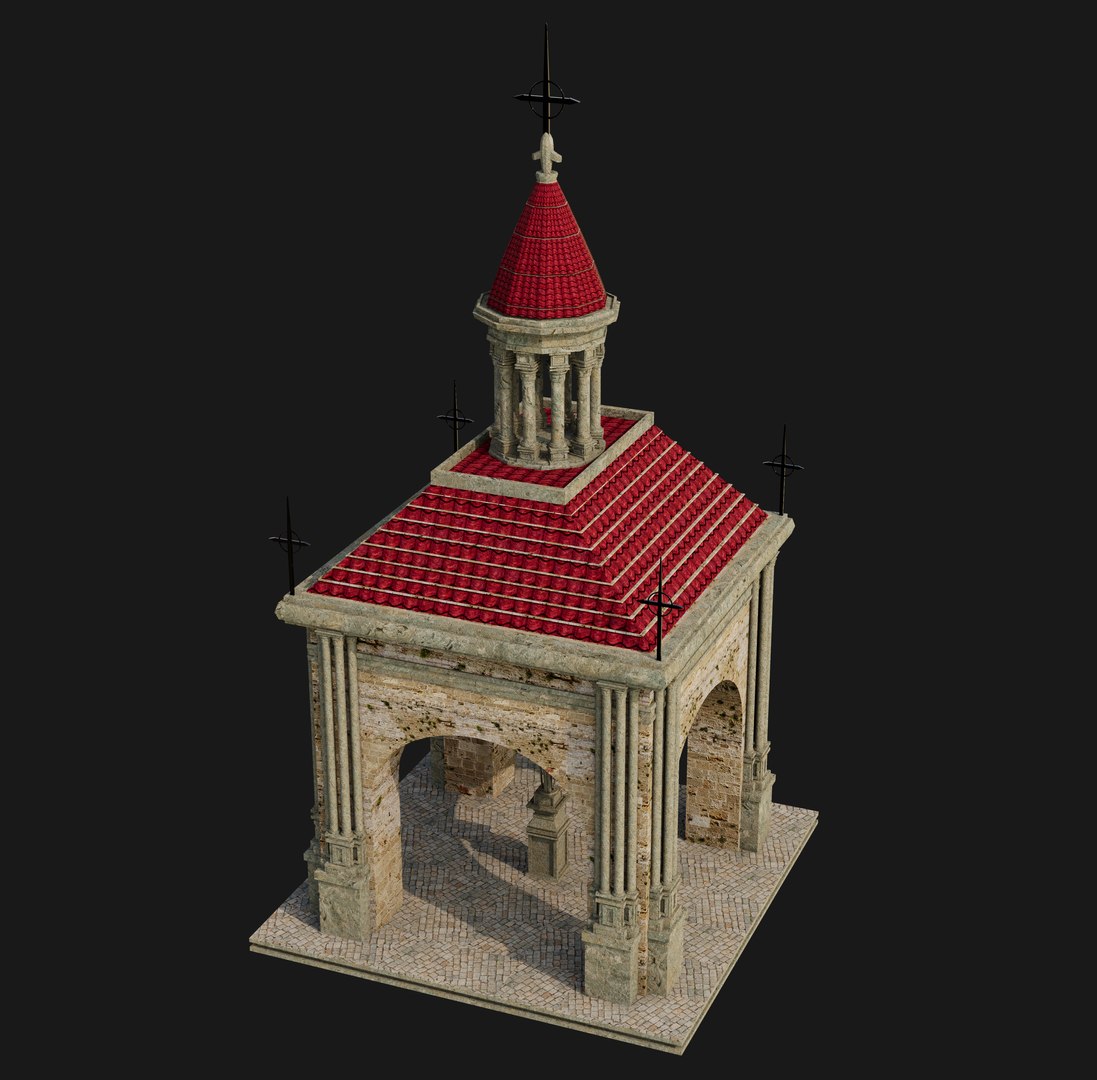 Free Fantasy Temple 3D - TurboSquid 2021936