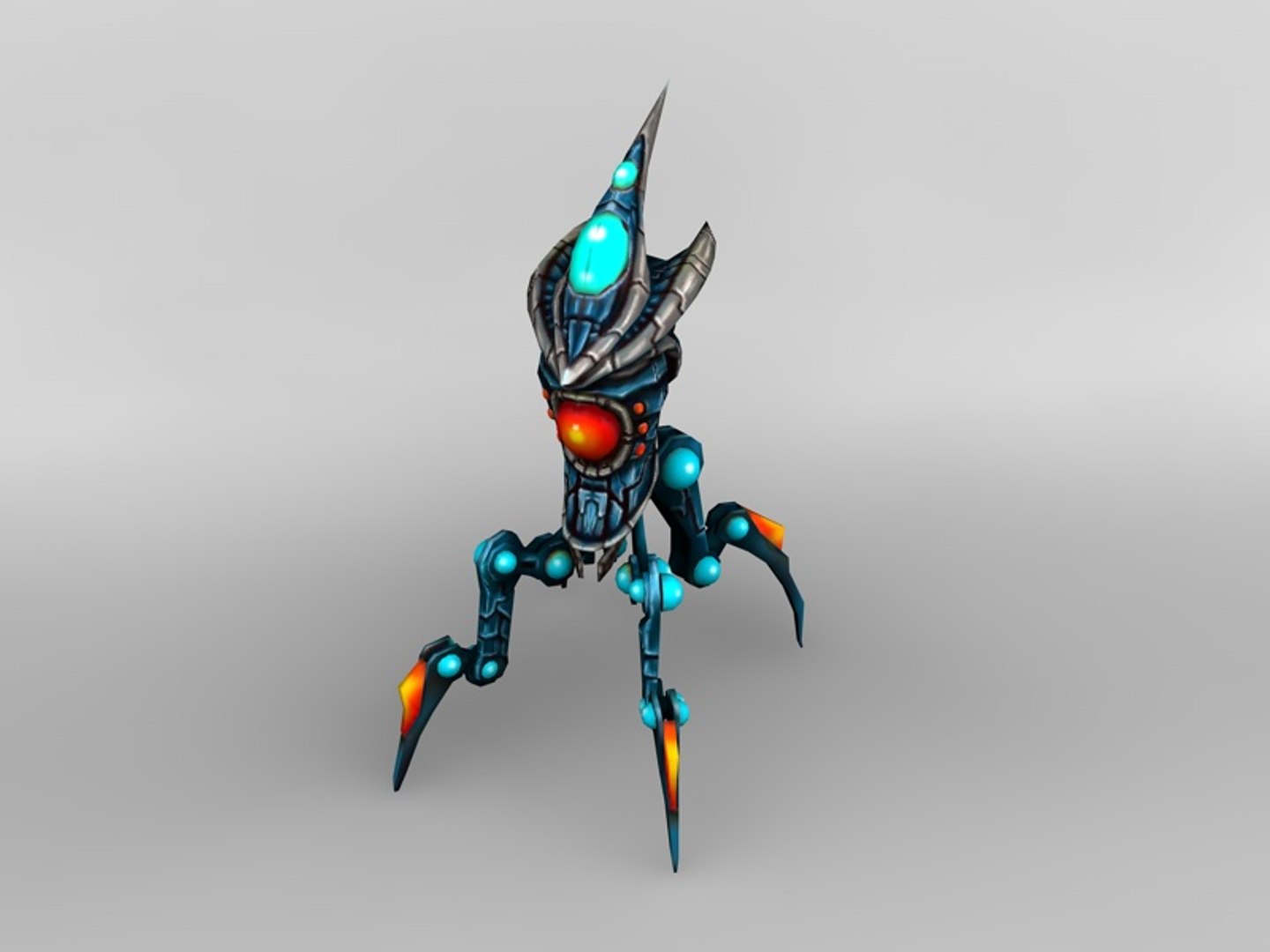 Sci-fi Alien Characters 3d 3ds