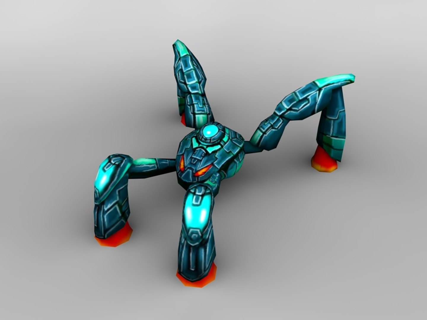 Sci-fi Alien Characters 3d 3ds