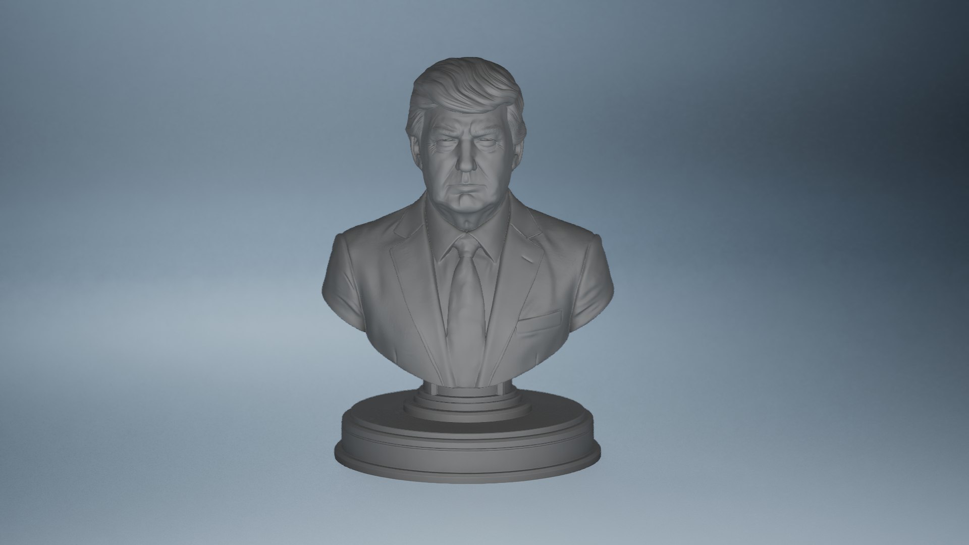 Donald Trump Statue - STL File For 3D Printing 3D Model - TurboSquid ...