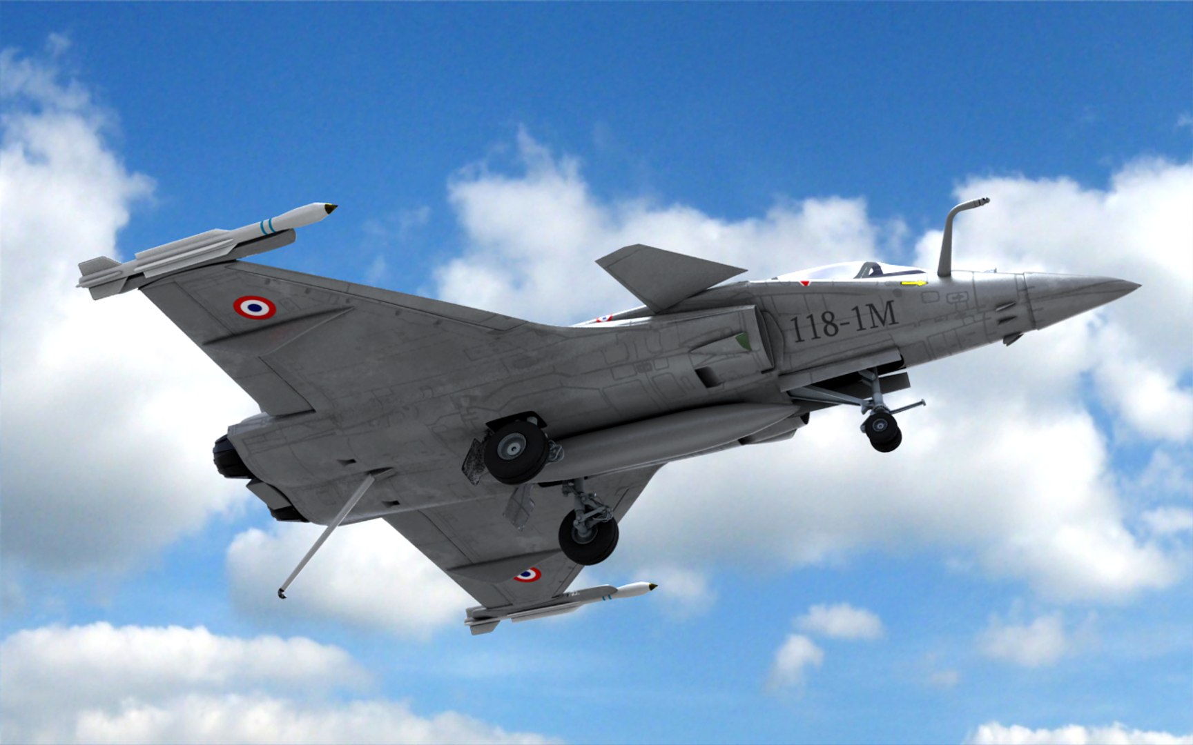 3d model fighter aircraft