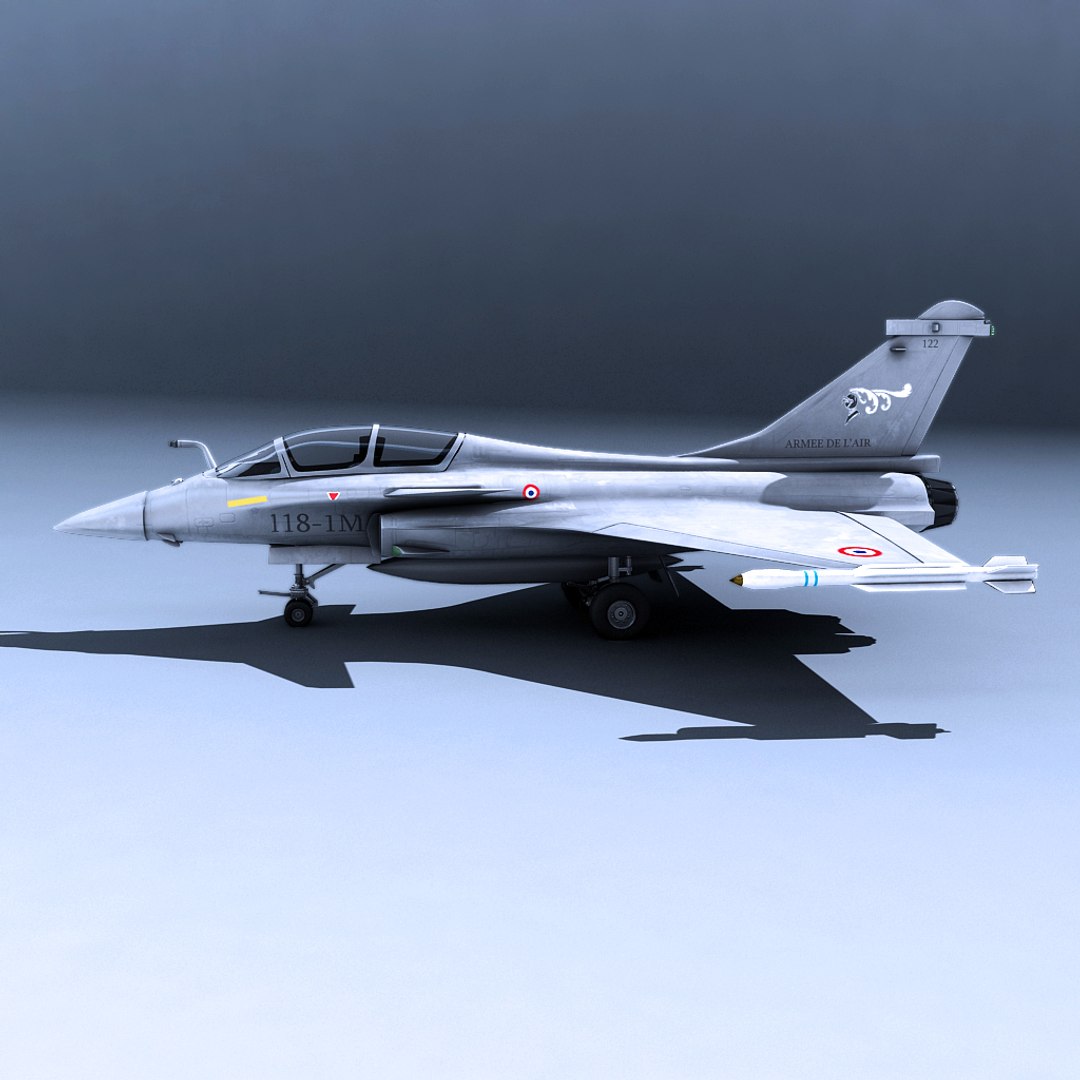 3d model fighter aircraft