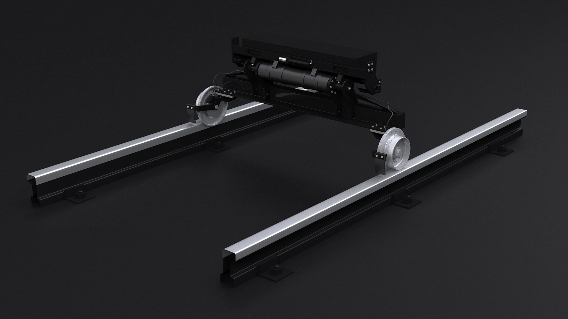 Hi-Rail System 3D Model - TurboSquid 1819845