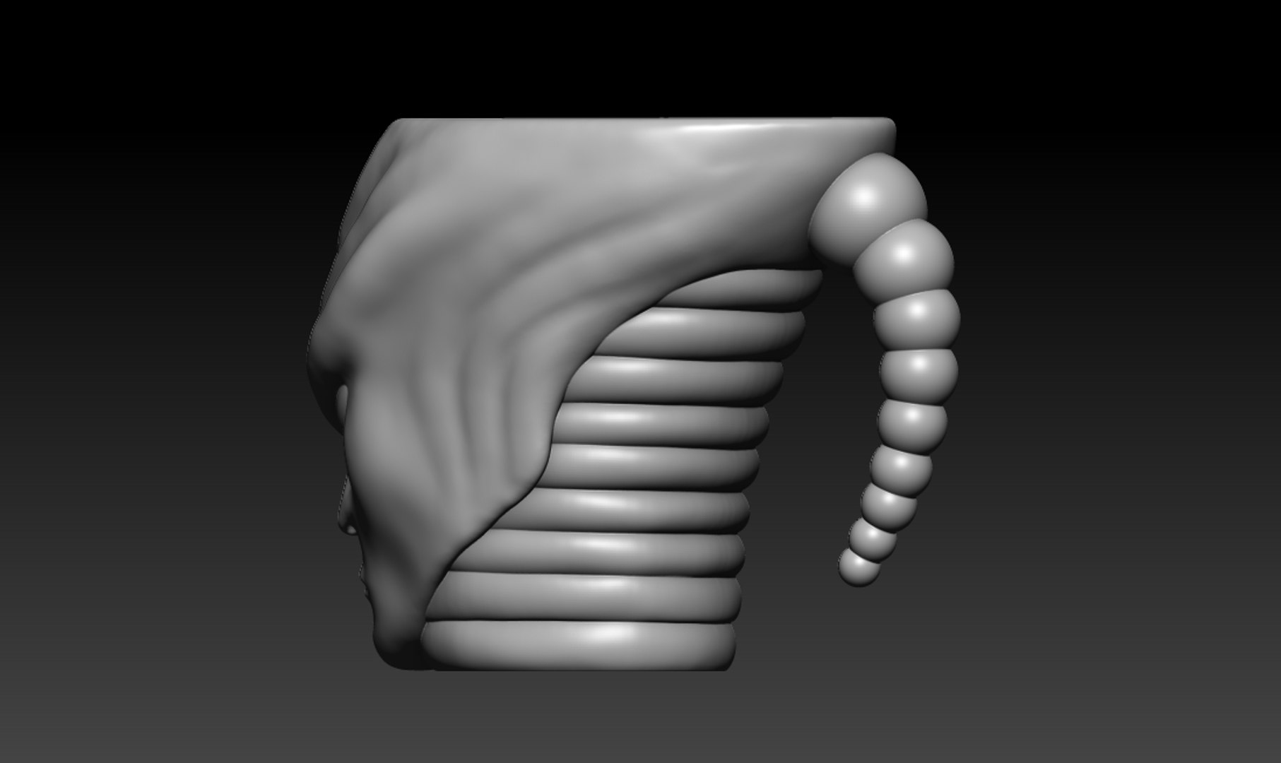 3d Print Alien Head Mug 3D Model - TurboSquid 1714703