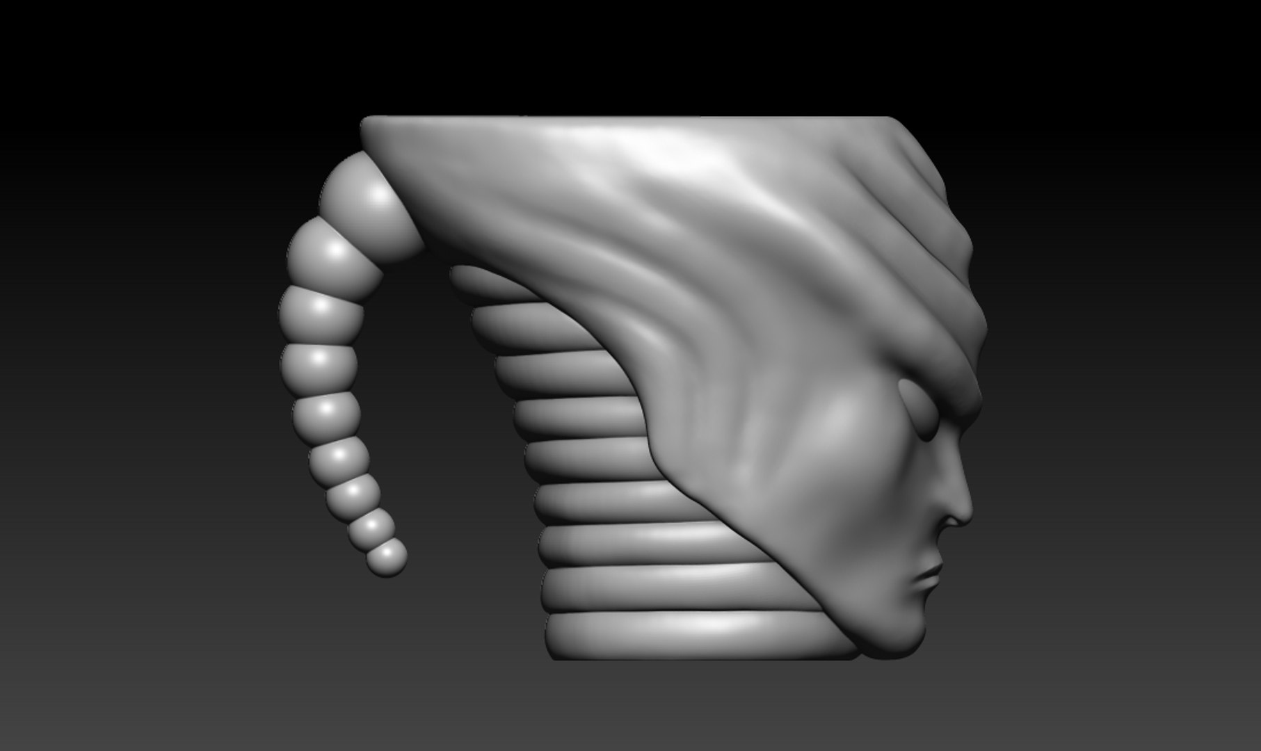 3d Print Alien Head Mug 3D Model - TurboSquid 1714703