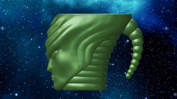3d Print Alien Head Mug 3D model - TurboSquid 1714703