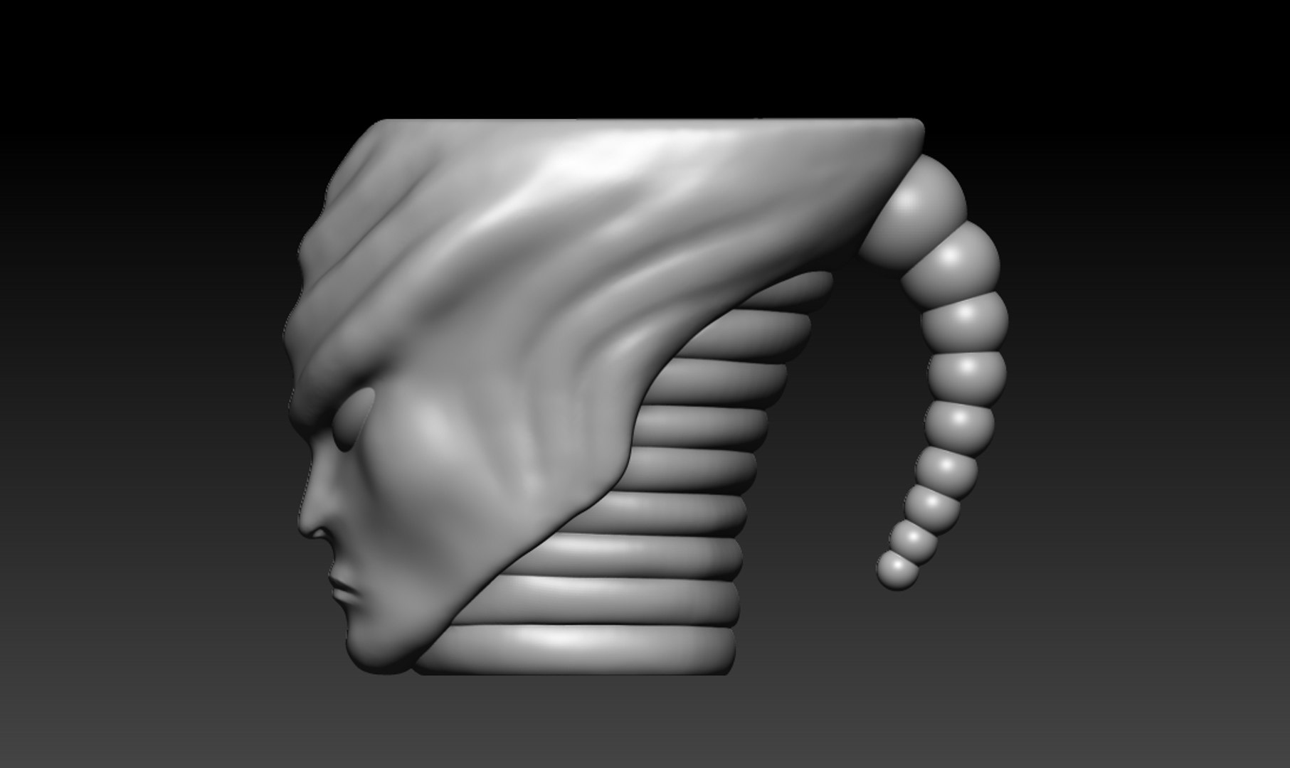 3d Print Alien Head Mug 3D Model - TurboSquid 1714703
