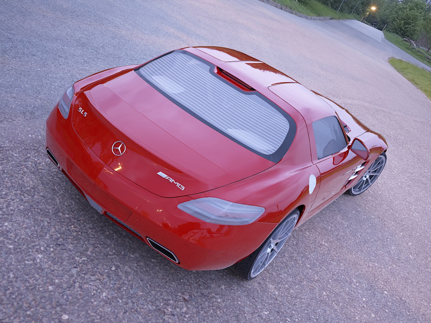 Mercedes- Benz Sls Amg 3d Max