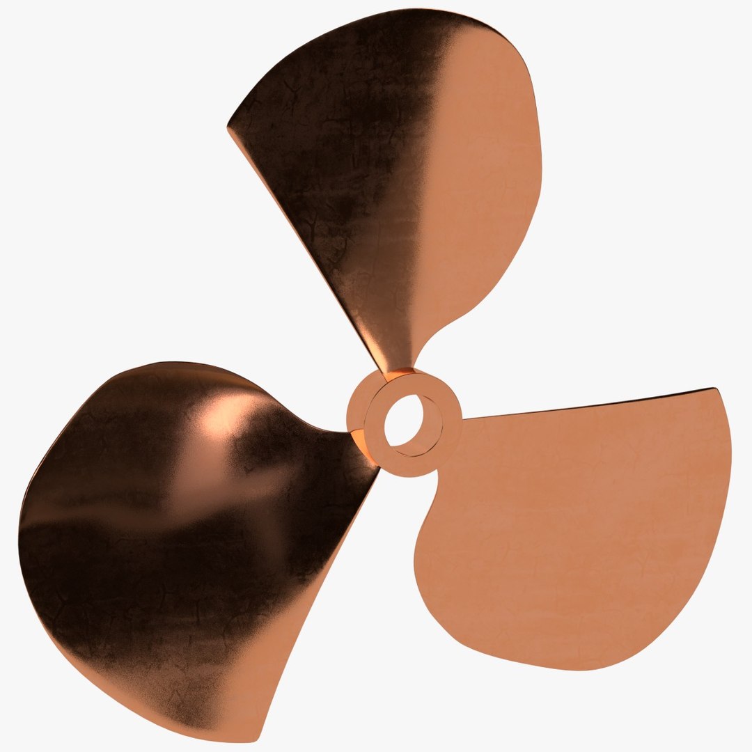 3D Three Blades Propeller Fan - TurboSquid 1754608
